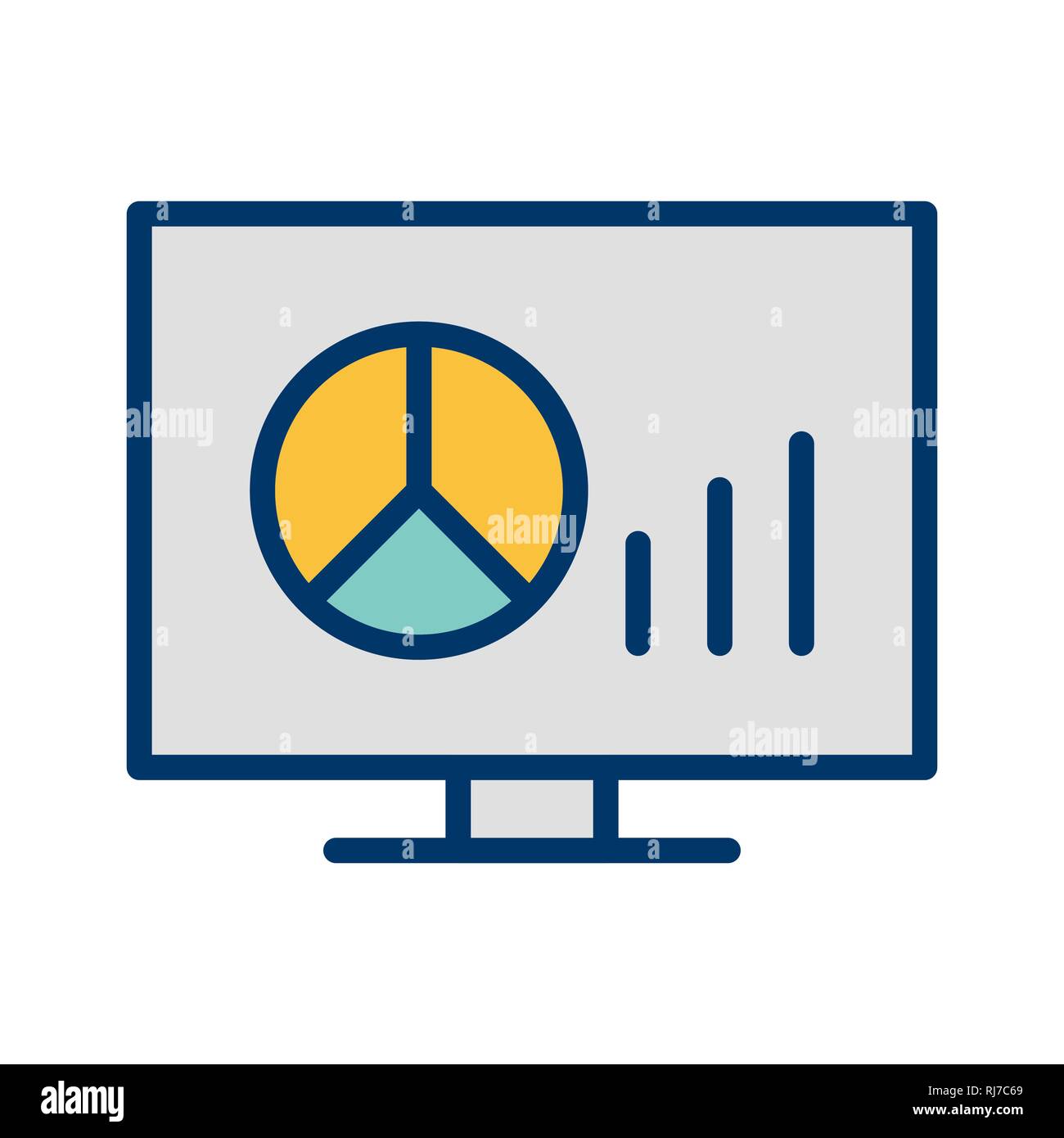 Vector Graphs Icon Stock Photo - Alamy