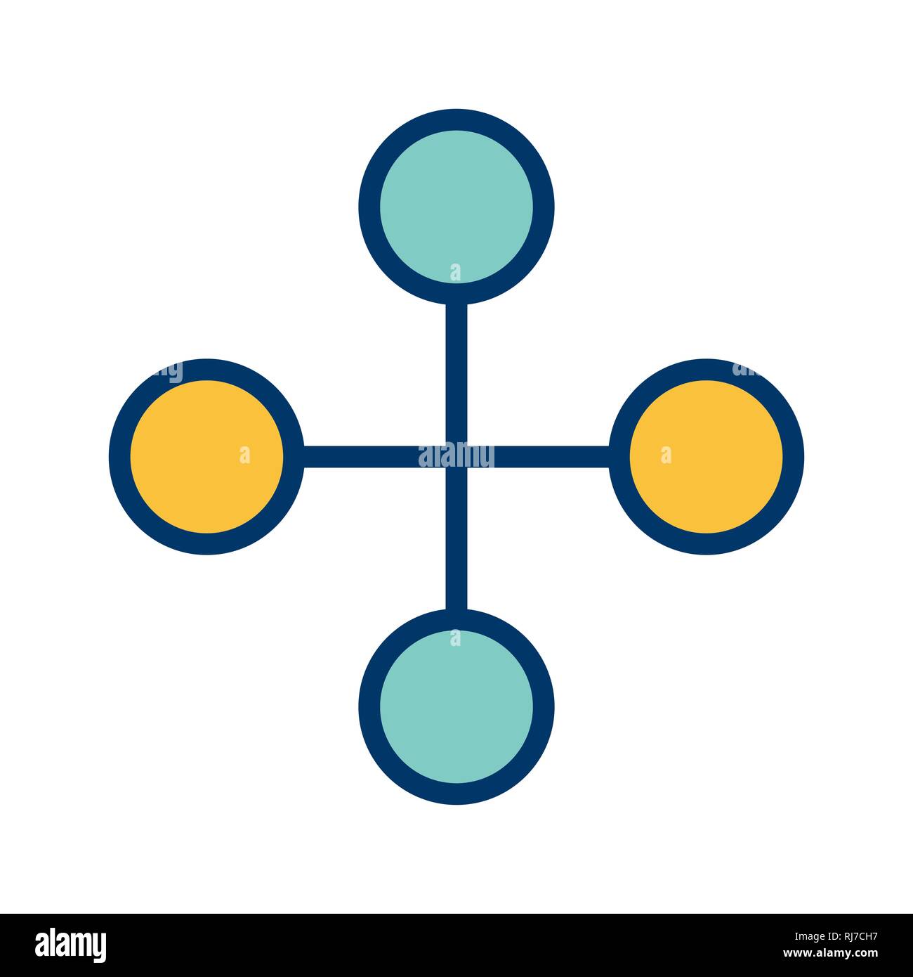 Vector Link Building Icon Stock Photo - Alamy