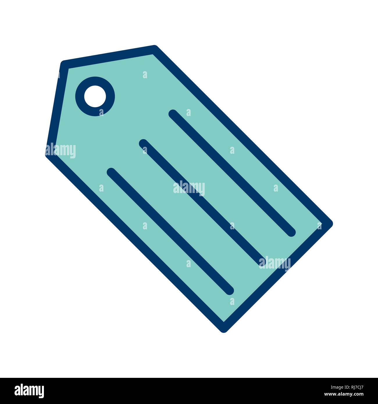 Vector Tag Icon Stock Photo - Alamy