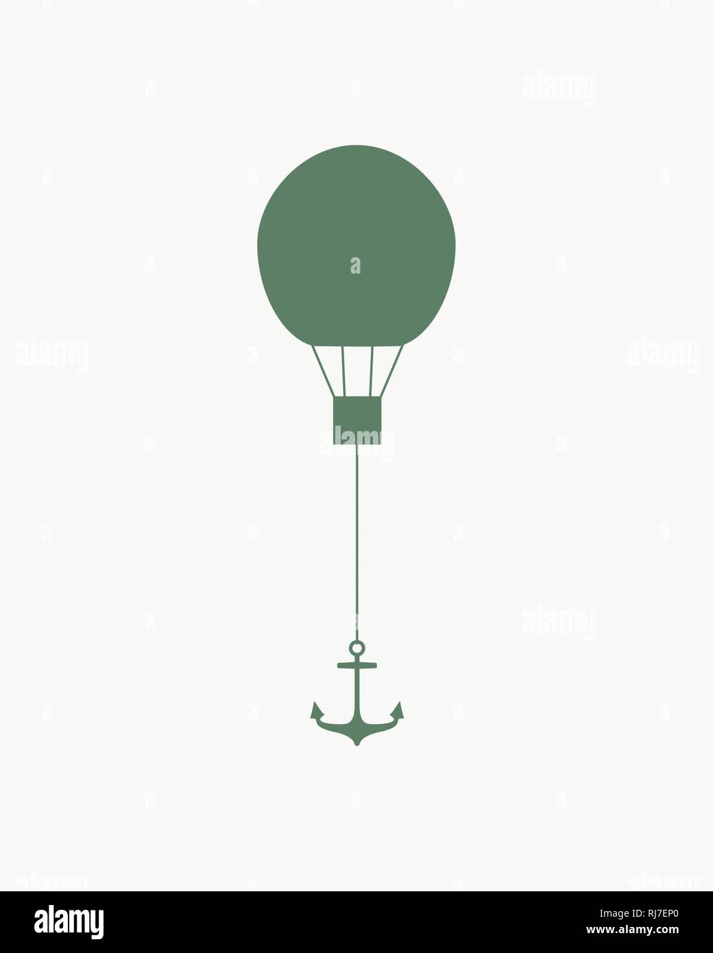 Anchor balloon Cut Out Stock Images & Pictures - Alamy