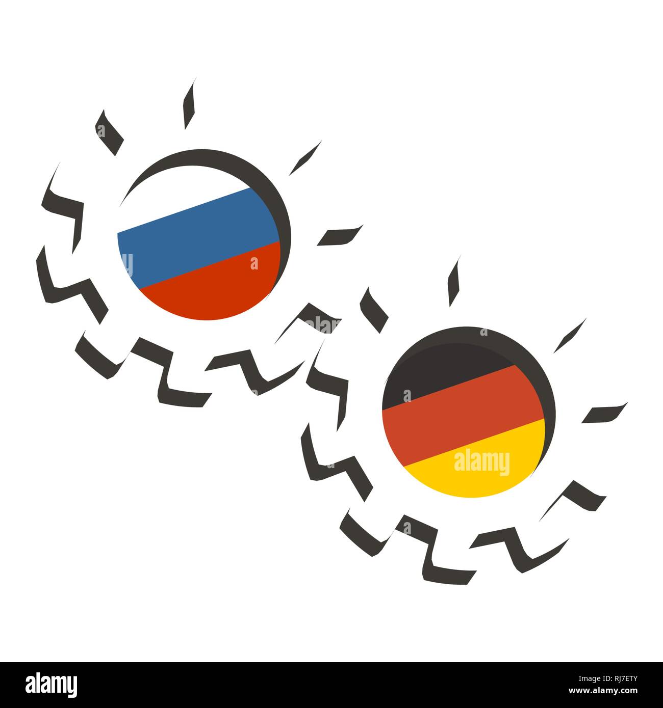 Russia politics business concept Stock Vector Images - Alamy
