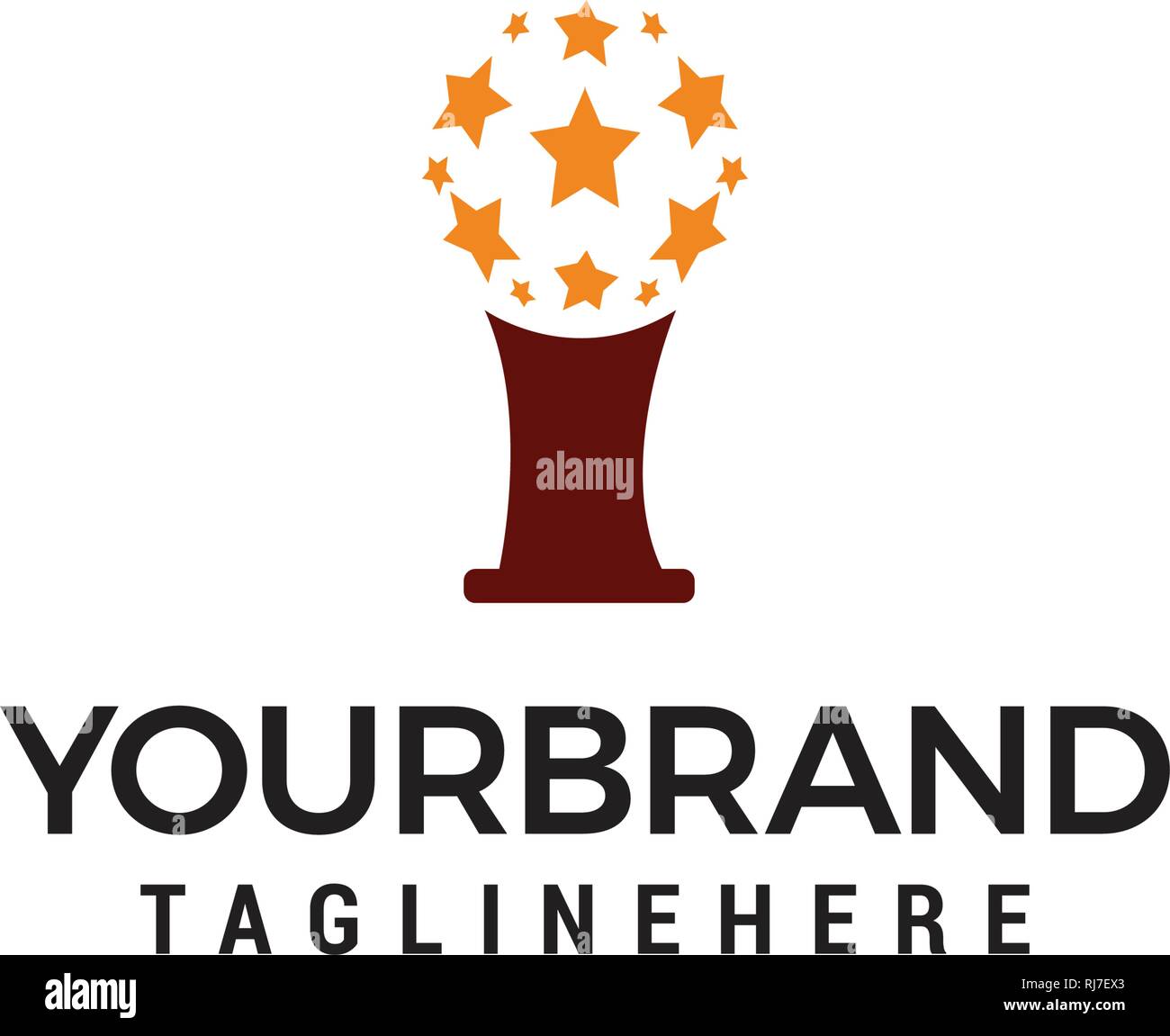 Trophy star Logo design template champion winner symbol concept Design ...
