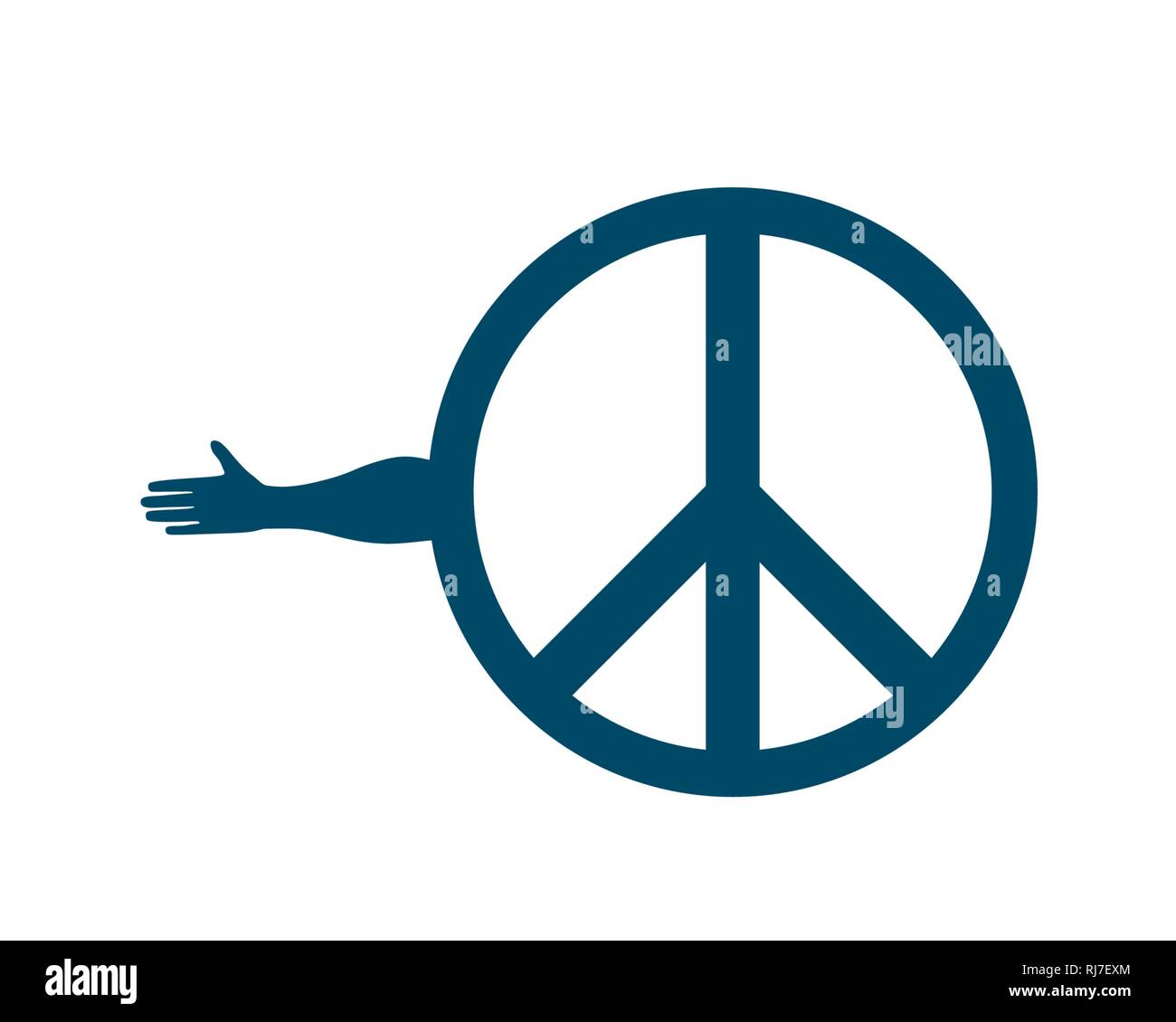 Peace symbol icon Stock Vector Image & Art - Alamy