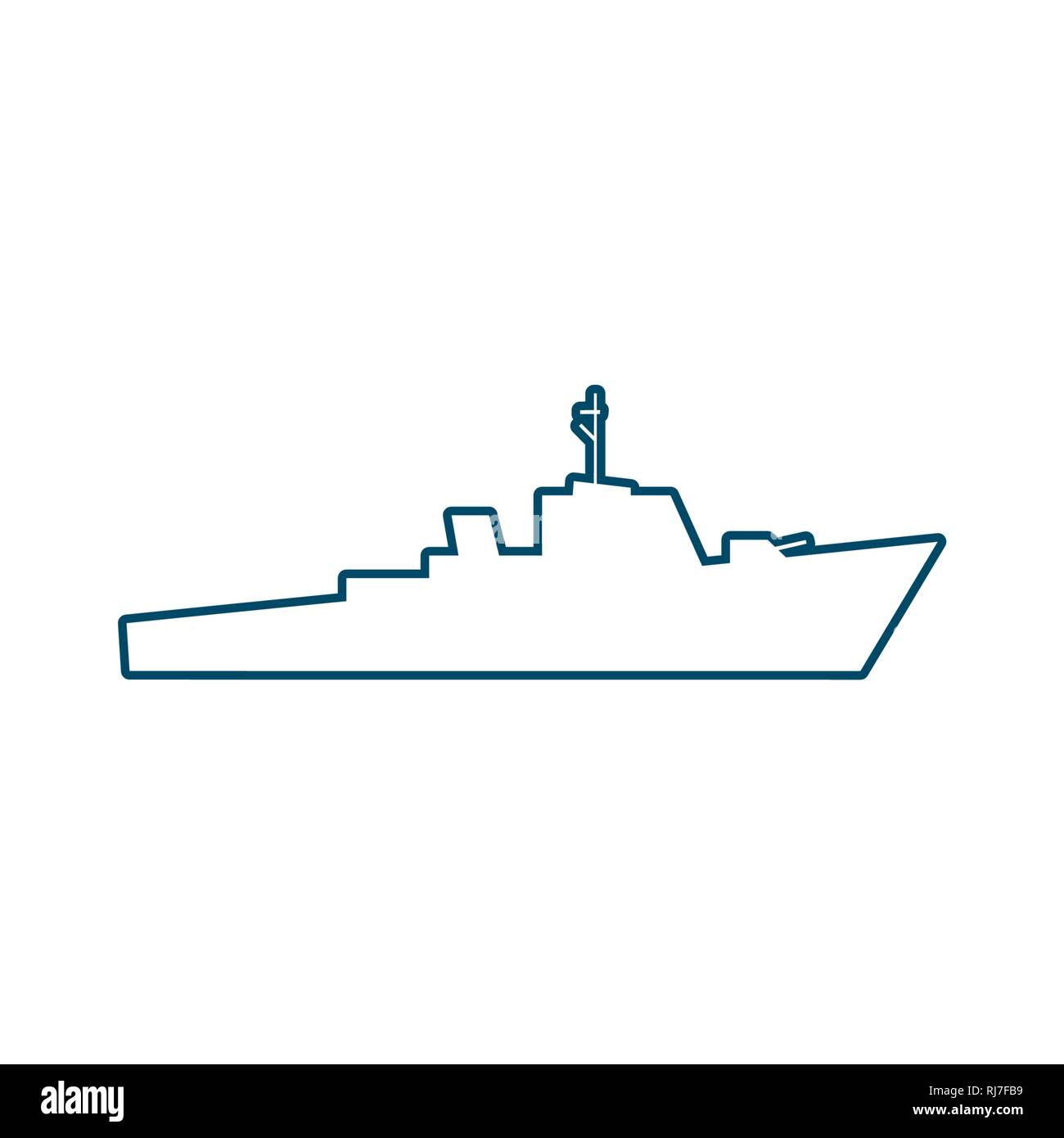 Navy Ship Outline
