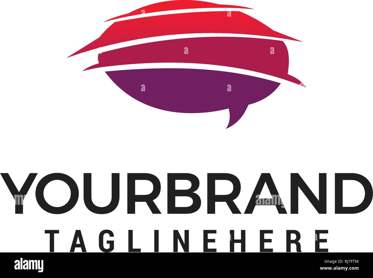 Talk colorful chat speech Stock Vector Images - Alamy