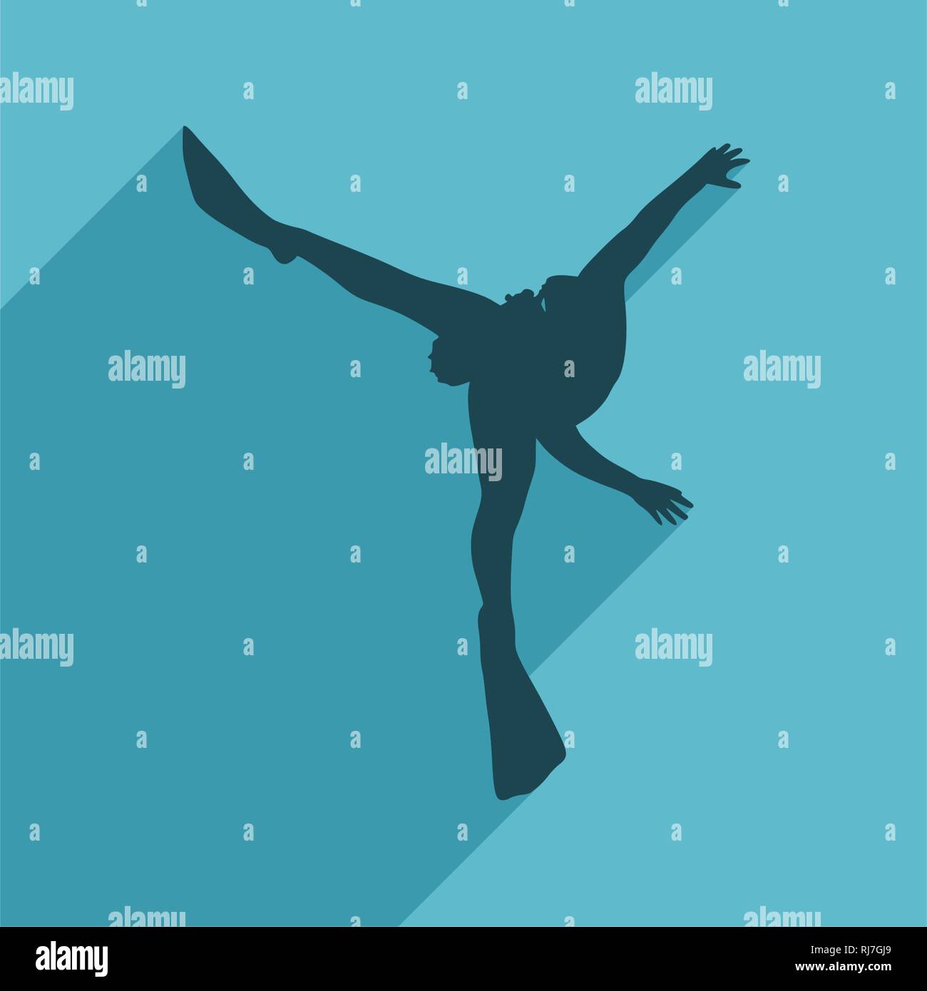 Diving sport concept Stock Vector Image & Art - Alamy