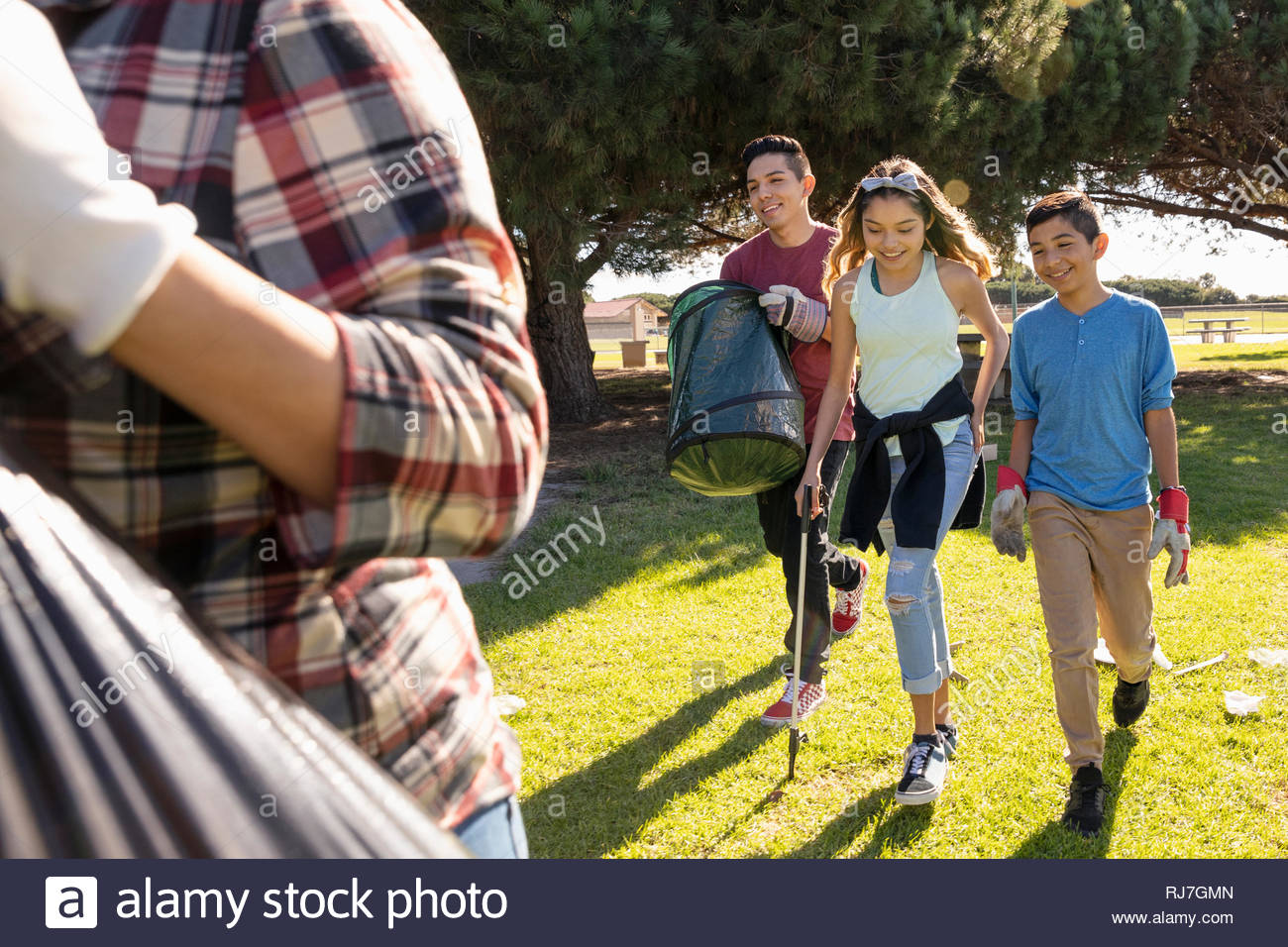 Cleaning public park hi-res stock photography and images - Alamy