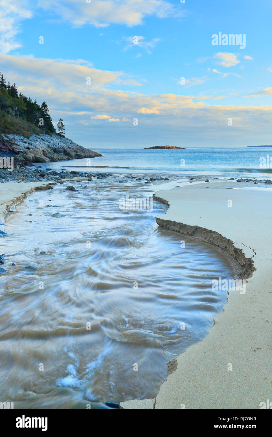 Sand Beach, Acadia National Park, Maine, USA Stock Photo - Alamy