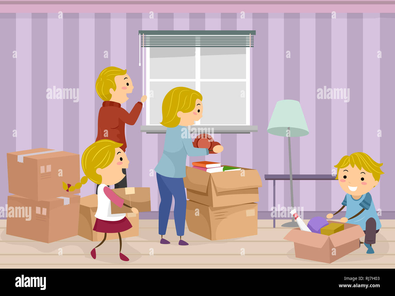 Stickman home hi-res stock photography and images - Alamy