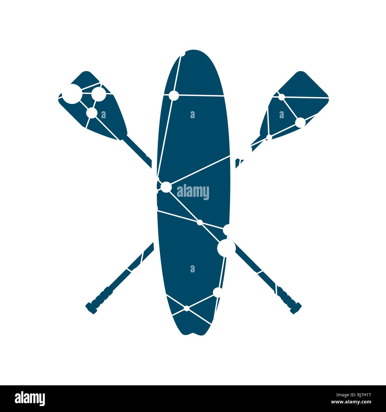 Stand up surfboard Stock Vector Images - Alamy