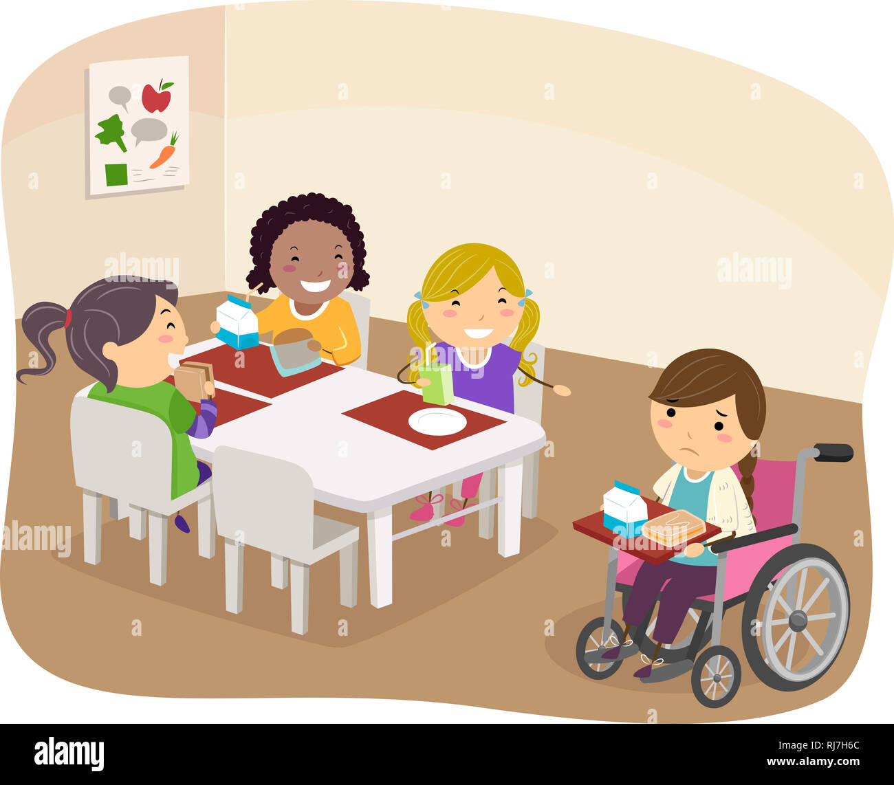 Cartoon boy laughing pointing hi-res stock photography and images - Alamy