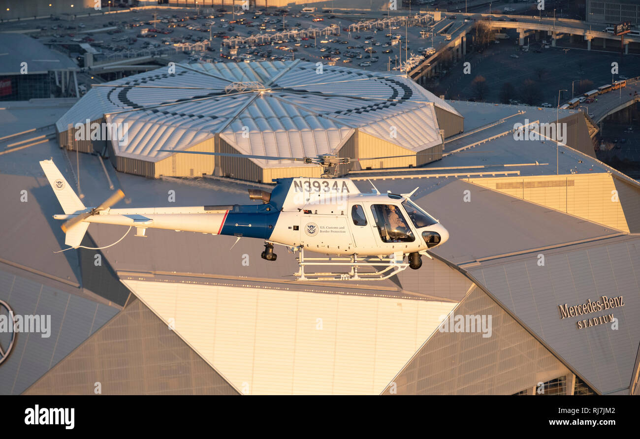 A U.S. Customs and Border Protection Air and Marine Operations AS350 A ...
