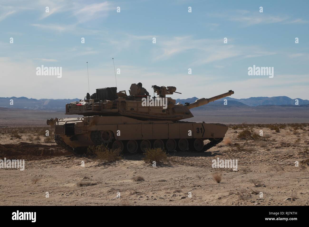 A U.S. Army M1A2 Abrams tank assigned to 3rd Armored Brigade Combat ...
