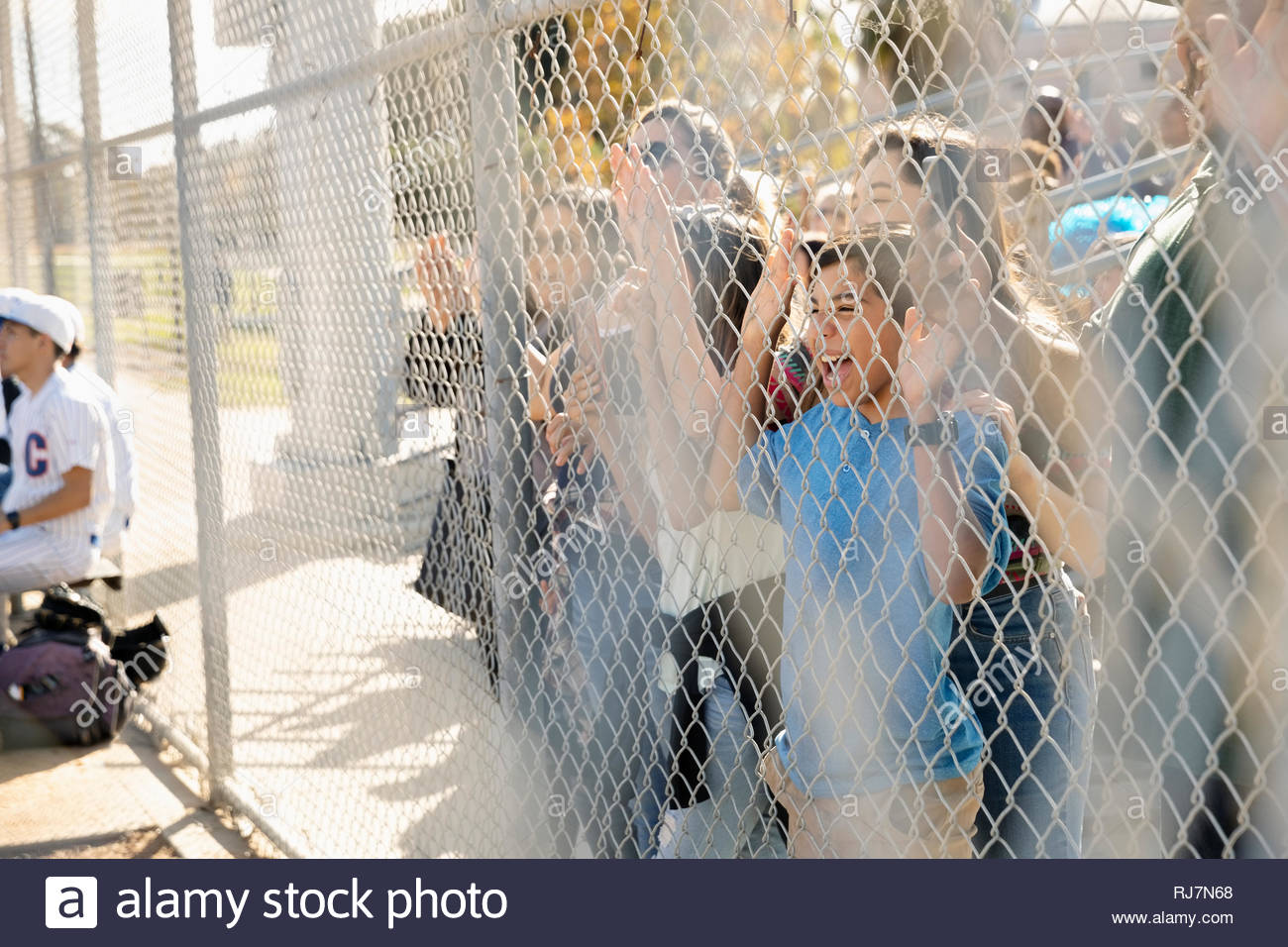 Baseball cheering hi-res stock photography and images - Alamy