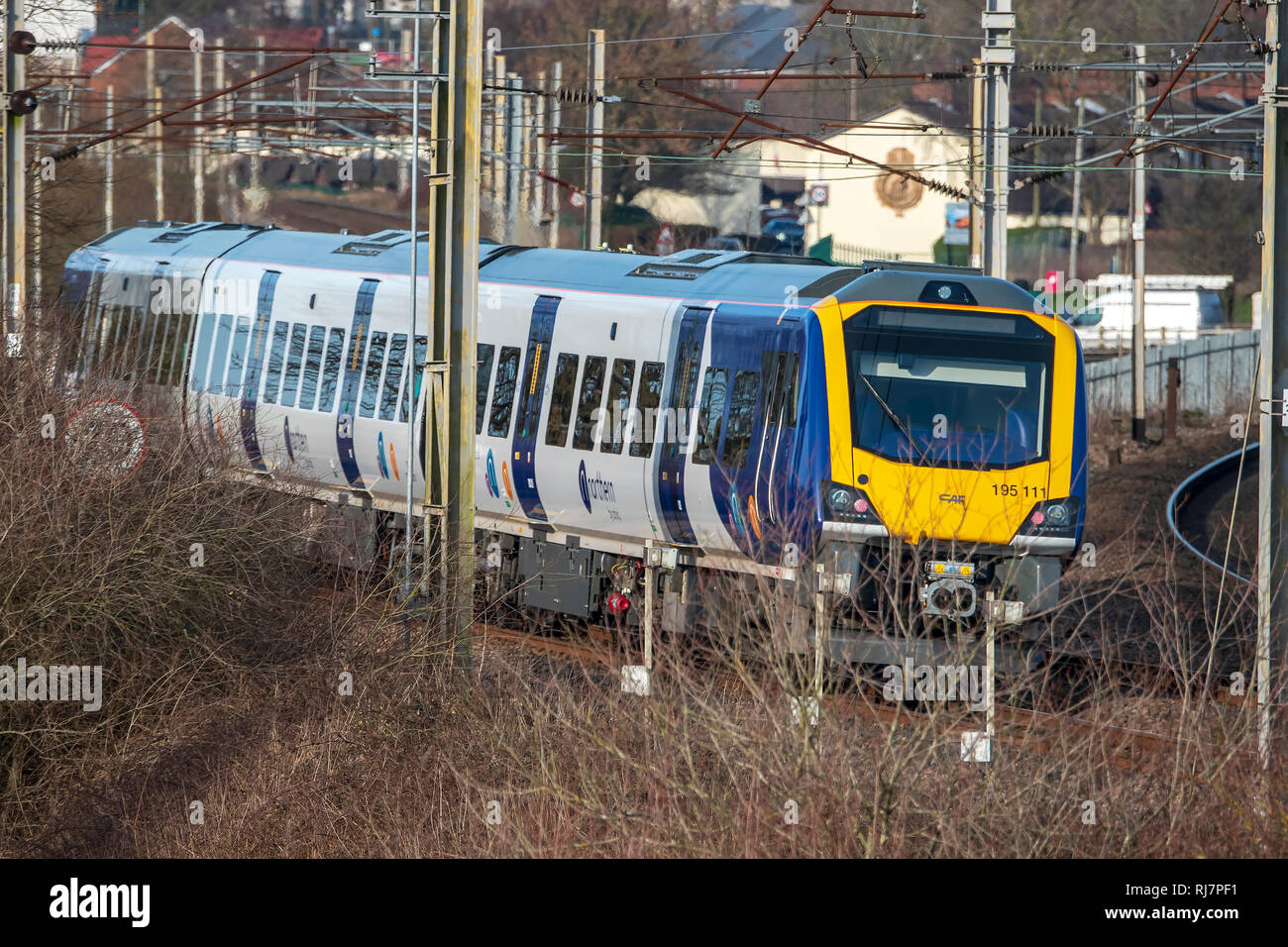 Class 195 train unit hi-res stock photography and images - Alamy