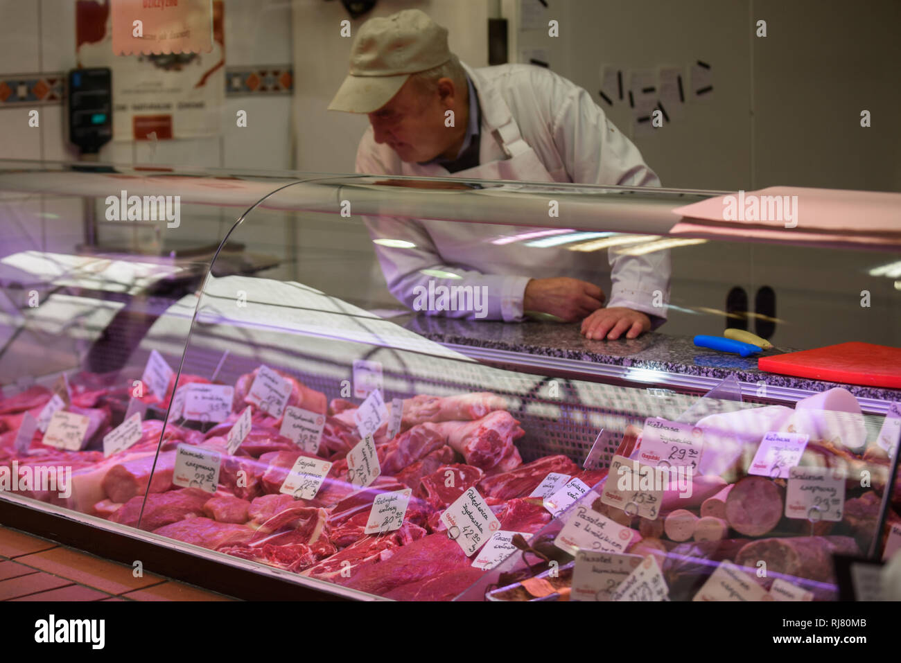Polish butcher shop hi-res stock photography and images - Alamy