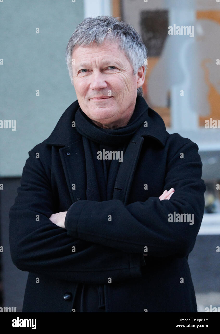 17 January 2019, Berlin: The musician Michael Rother during an ...