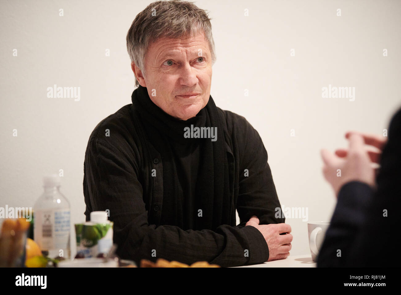 Berlin, Germany. 17th Jan, 2019. The musician Michael Rother during an ...