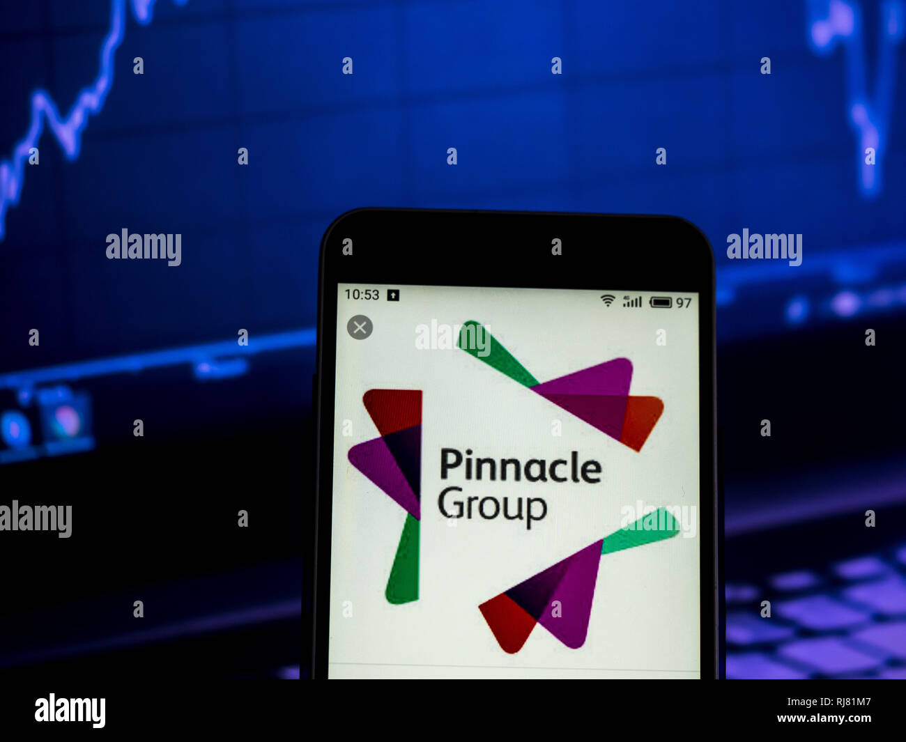 Pinnacle logo hi-res stock photography and images - Alamy