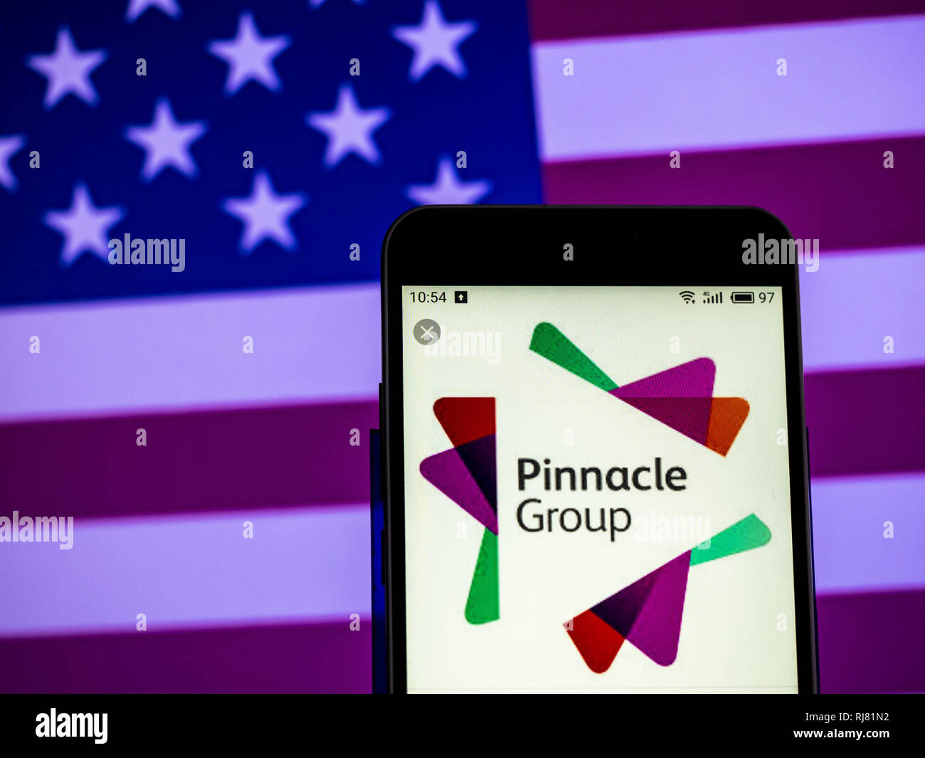 Pinnacle logo hi-res stock photography and images - Alamy