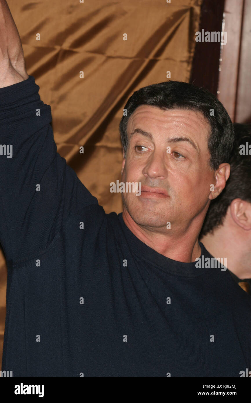 New York City, USA. 01st Jan, 2005. Sylvester Stallone 3/8/2005 Photo ...