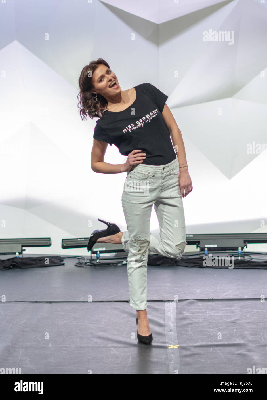 Rust, Germany. 04th Feb, 2019. Natali Grekov (Miss Thuringia ...