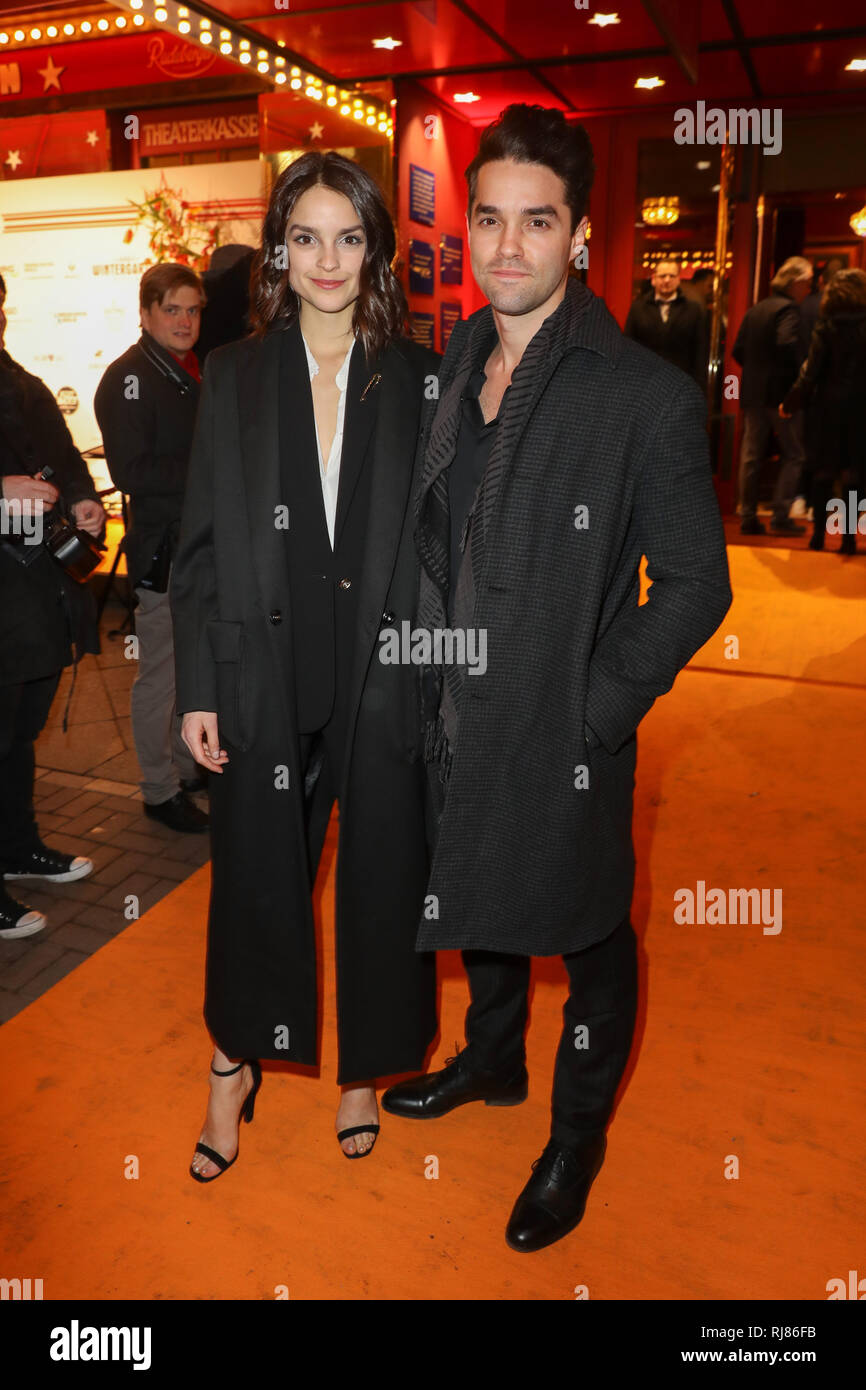 Berlin, Germany. 05th Feb, 2019. Luise Befort and brother Max Befort as ...