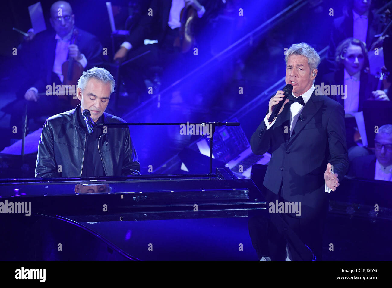 Sanremo, 69th Festival of the Italian song 2019. Prima Serata. In the ...