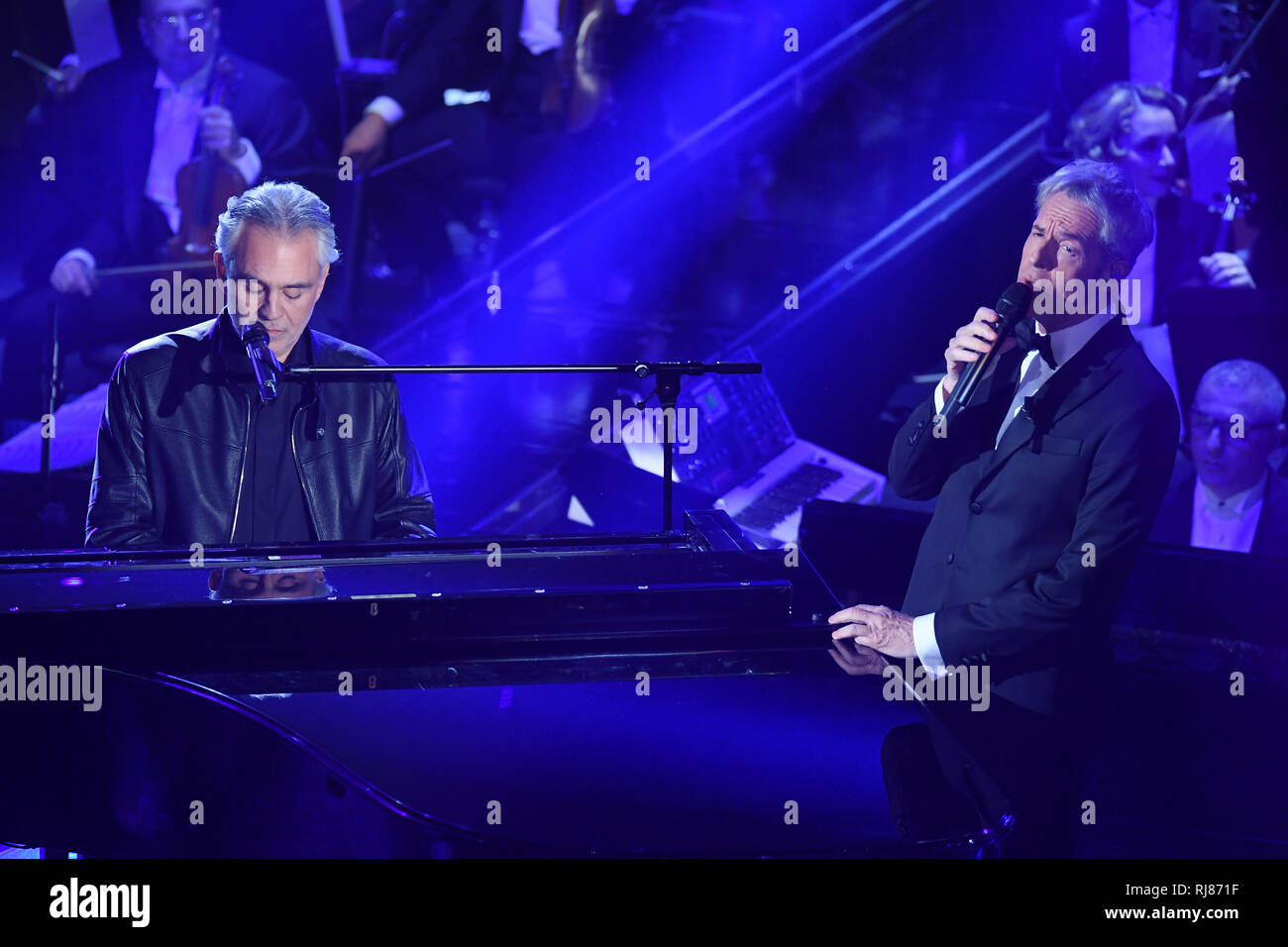 Sanremo, 69th Festival of the Italian song 2019. Prima Serata. In the ...