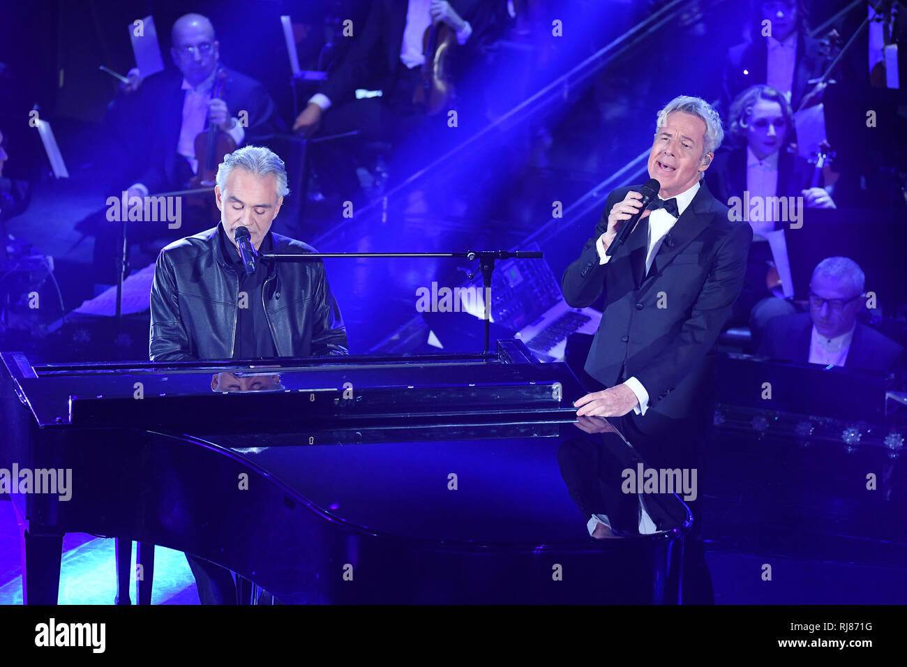 Sanremo, 69th Festival of the Italian song 2019. Prima Serata. In the ...