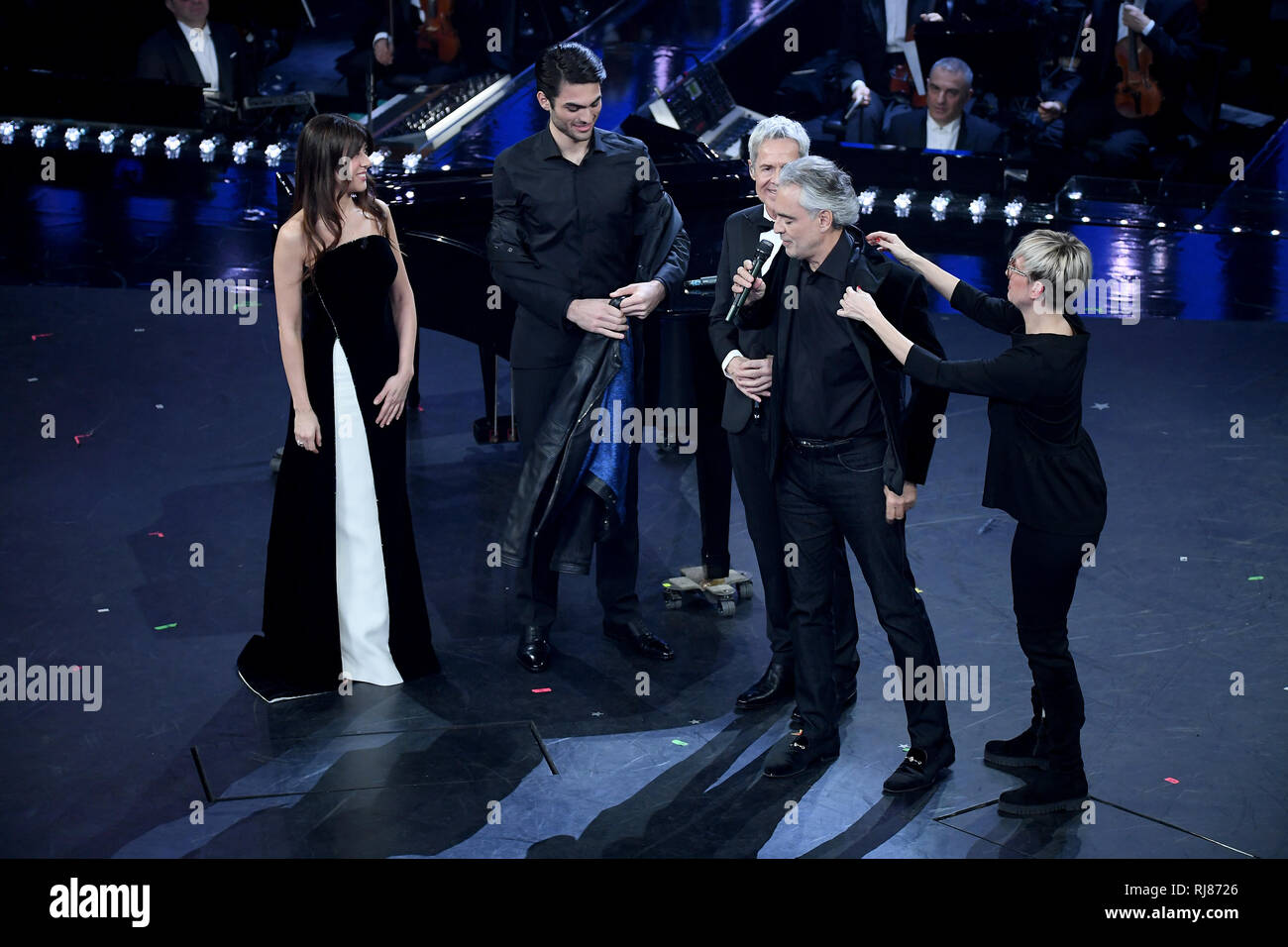 Sanremo, 69th Festival of the Italian song 2019. Prima Serata. In the ...