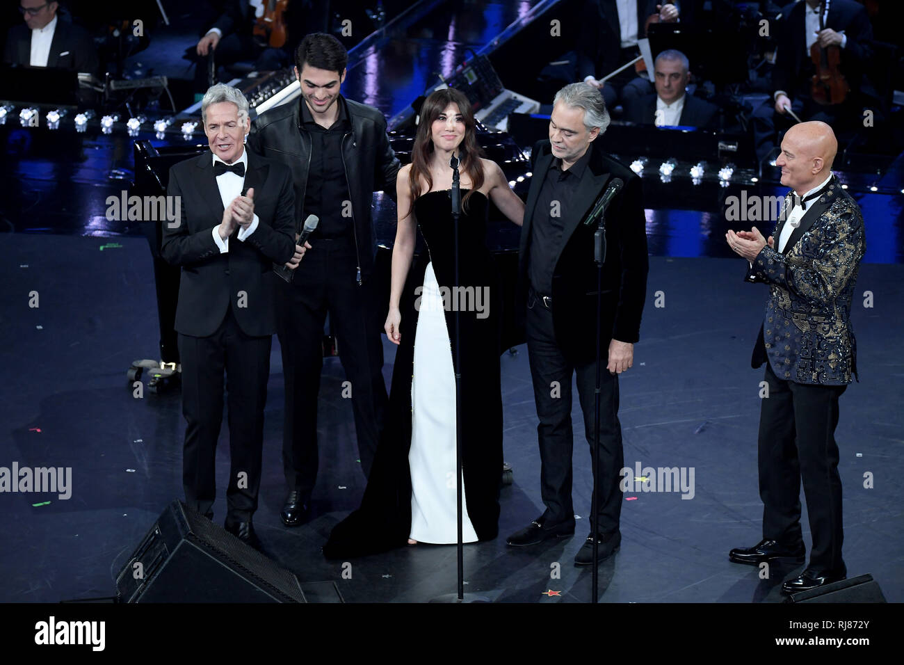 Sanremo, 69th Festival of the Italian song 2019. Prima Serata. In the ...