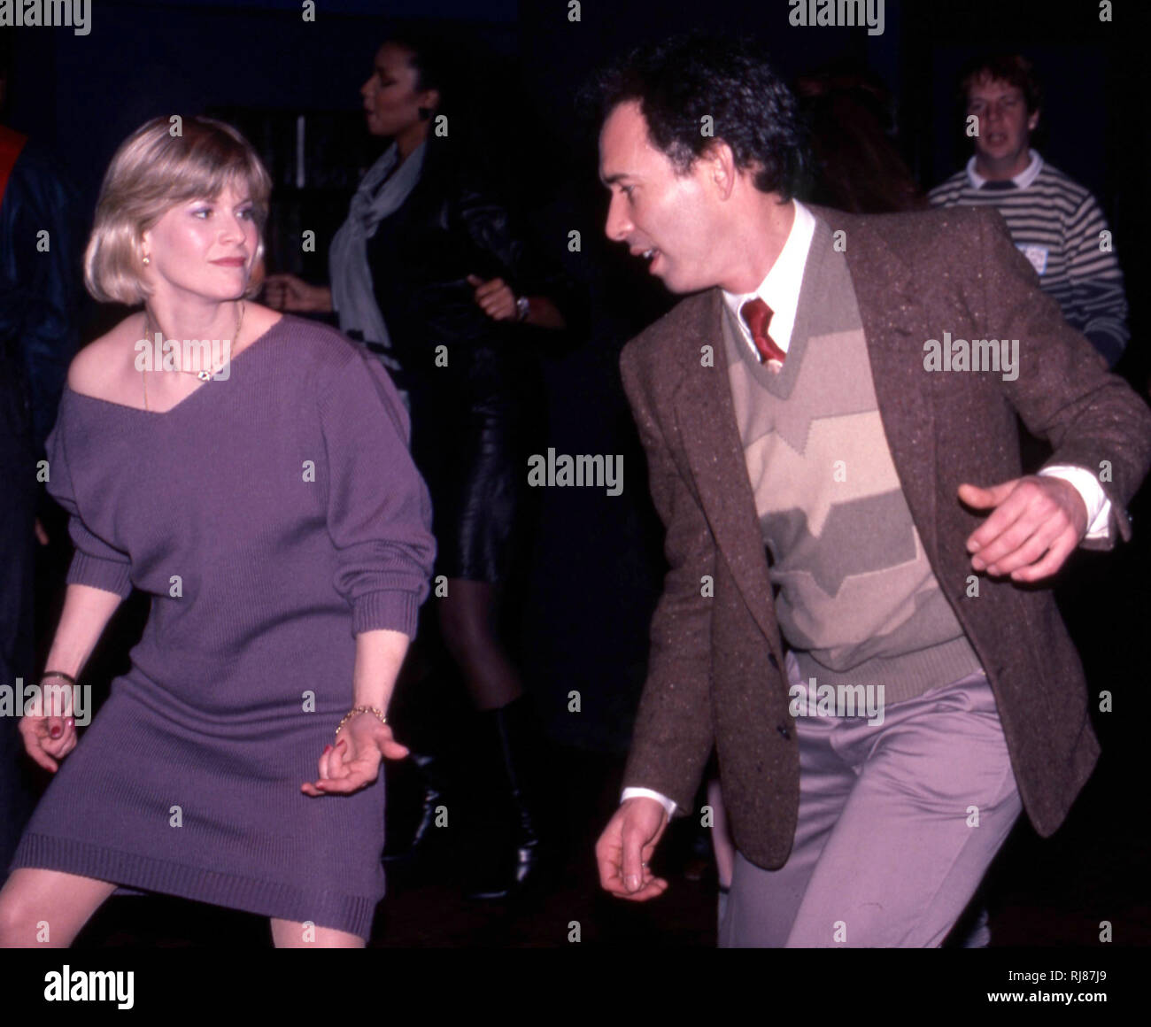 Candice Earley and Cliff Lipson dancing at a party for the Miracle ...