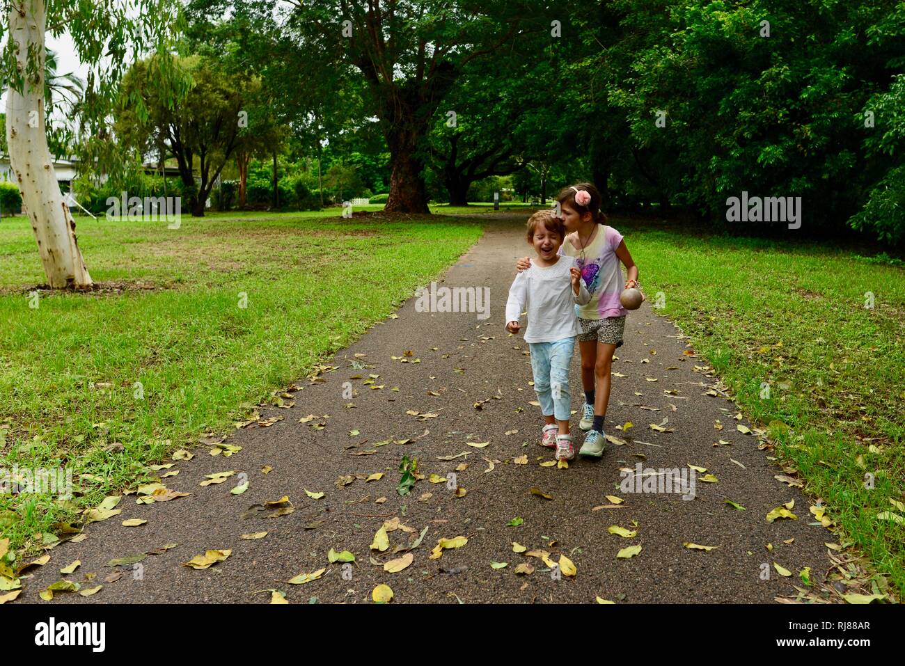 Child crying while walking, Townsville, Queensland, Australia. 5th ...