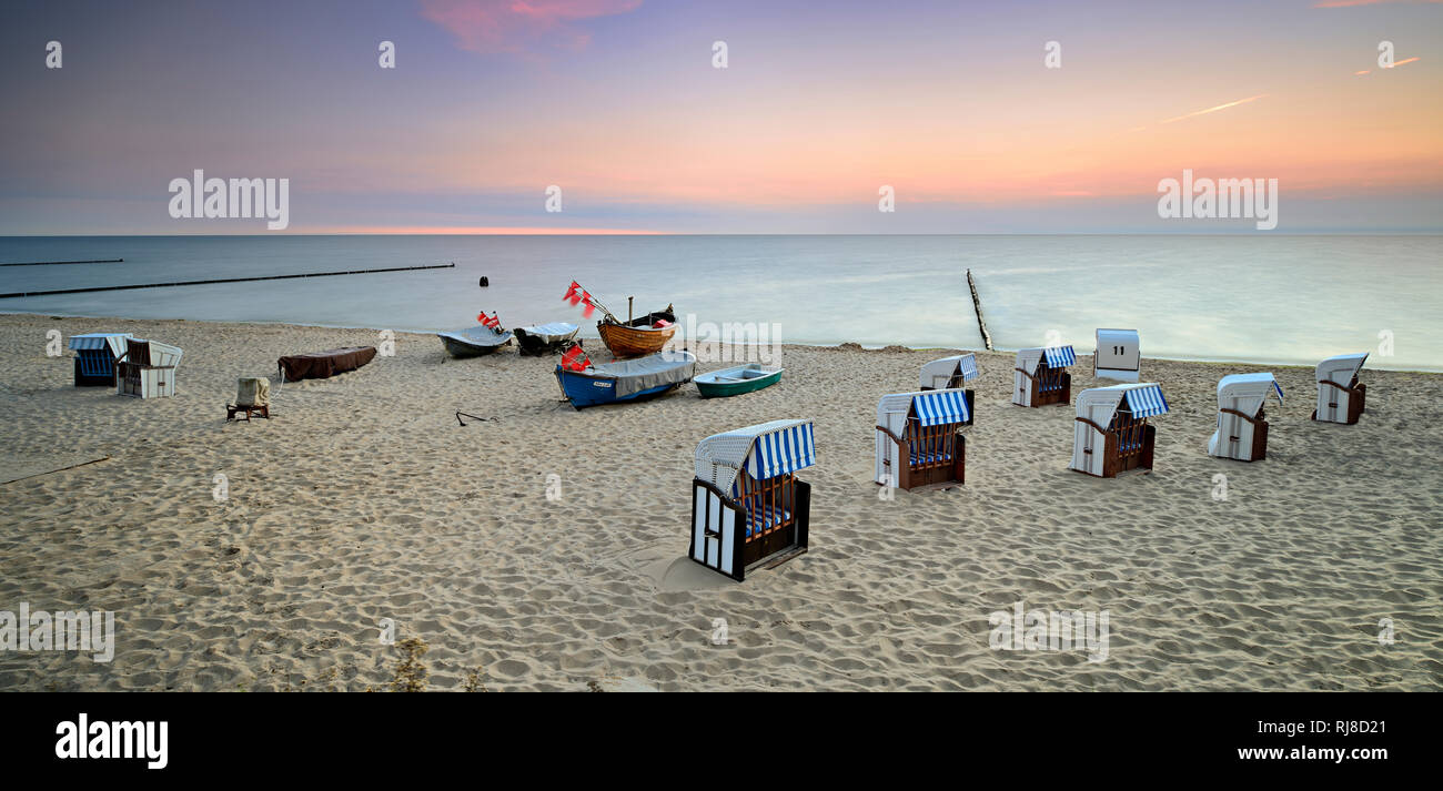 Deutschland, Mecklenburg-Vorpommern, Insel Usedom, Ostseebad Kölpinsee ...