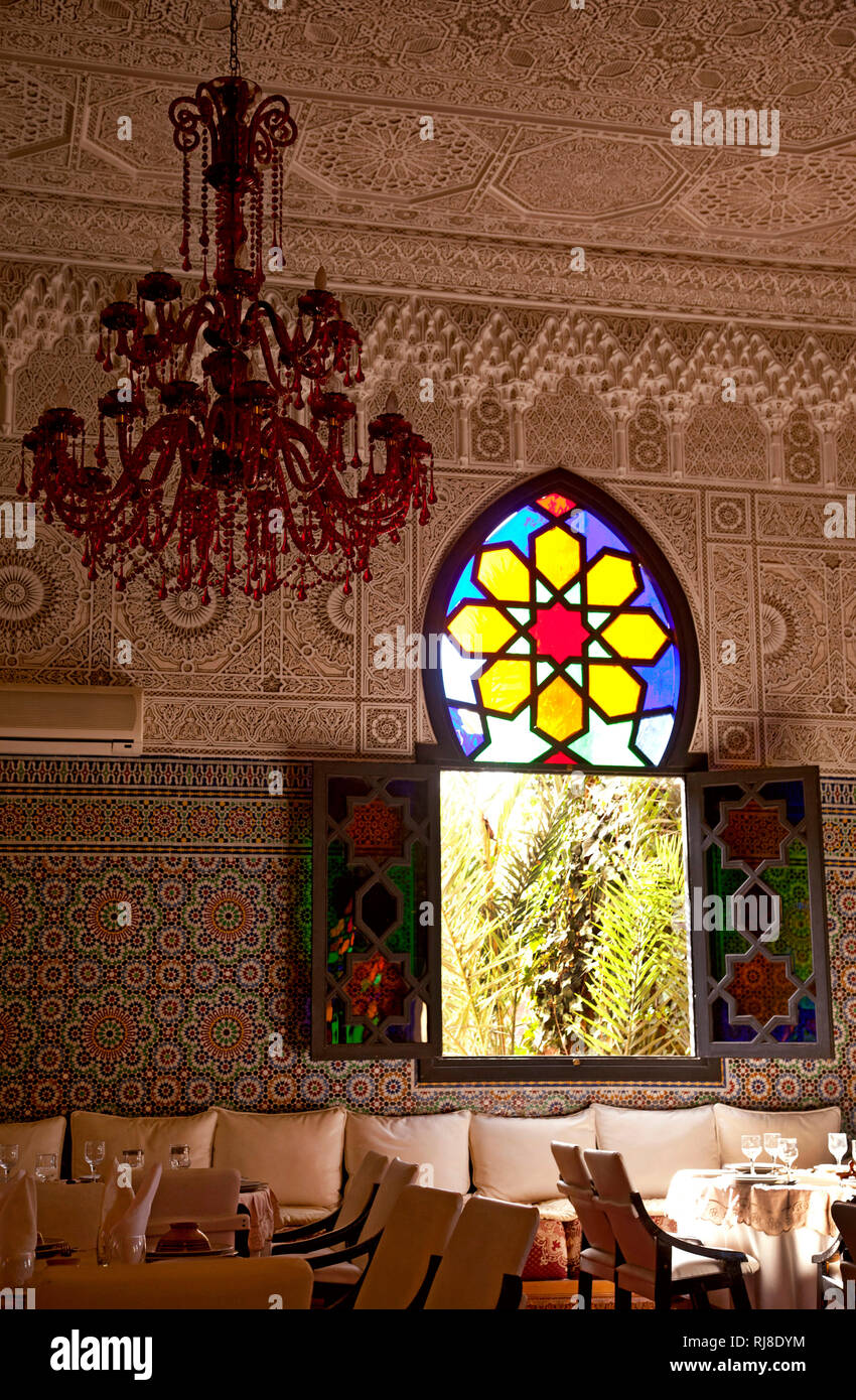 Marrakesch, Altstadt, Restaurant, Marokko Stock Photo - Alamy