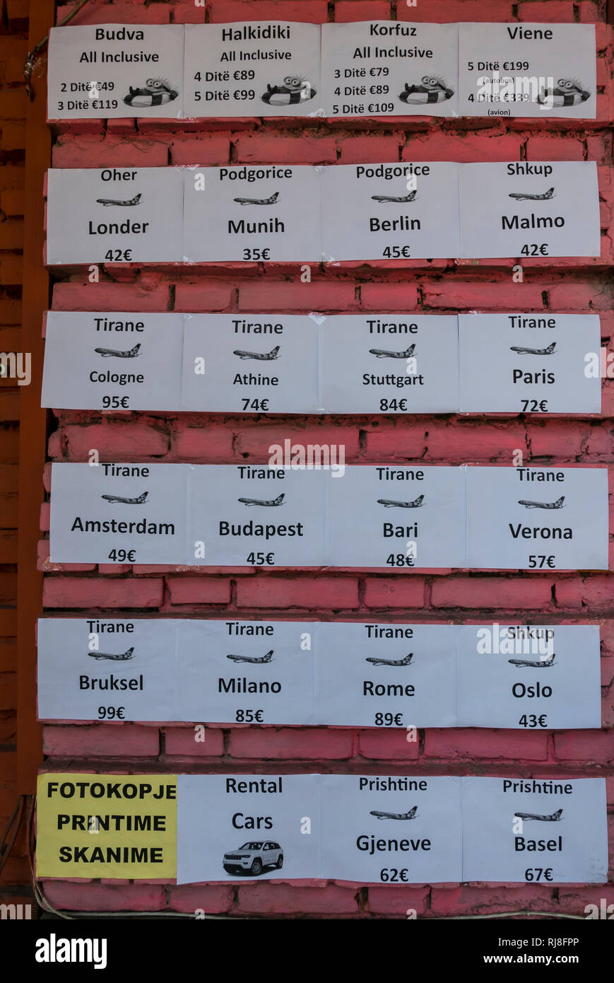 Albanien, Balkanhalbinsel, Südosteuropa, Republik Albanien, Hauptstadt ...