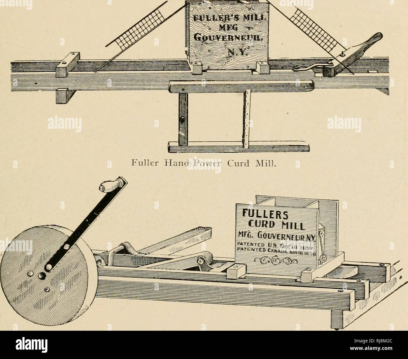 . Cheese making. Cheesemaking. Drawing the Whey 09 152. McPherson mill ...