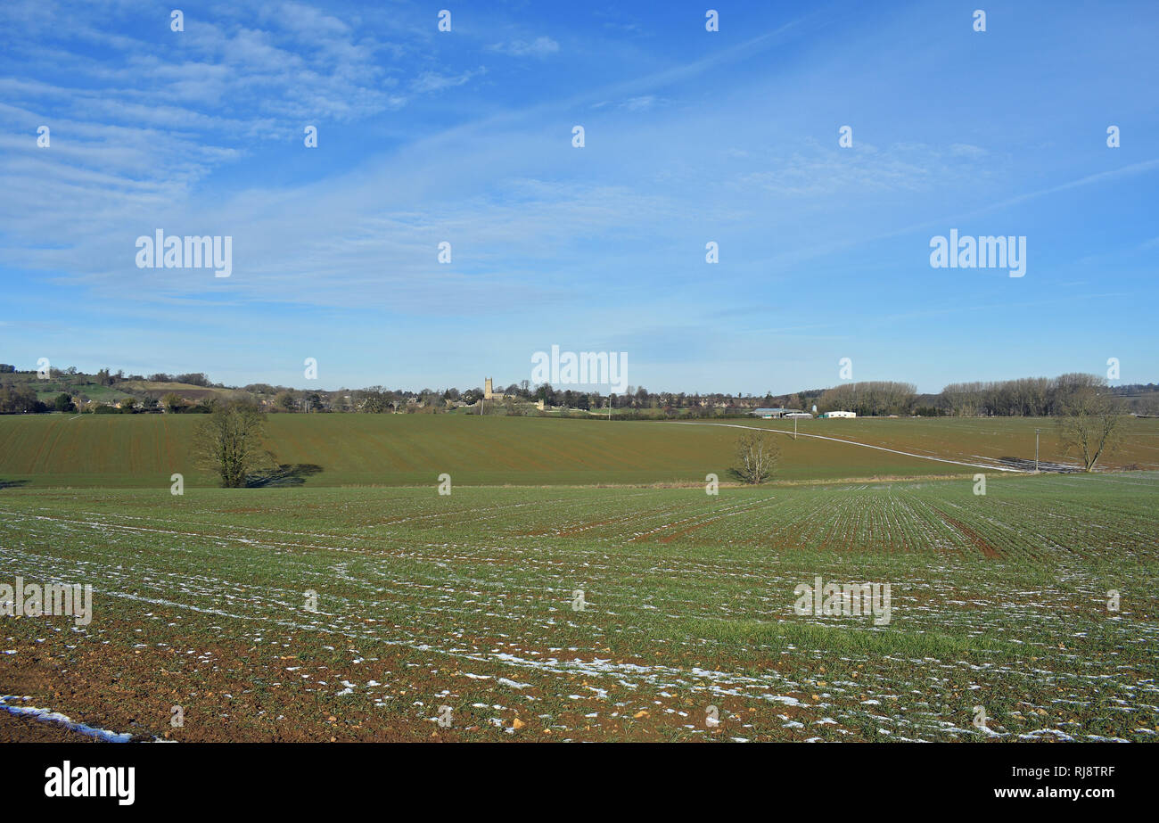Heart of England Way Walking path from Broad Campden to Chipping ...