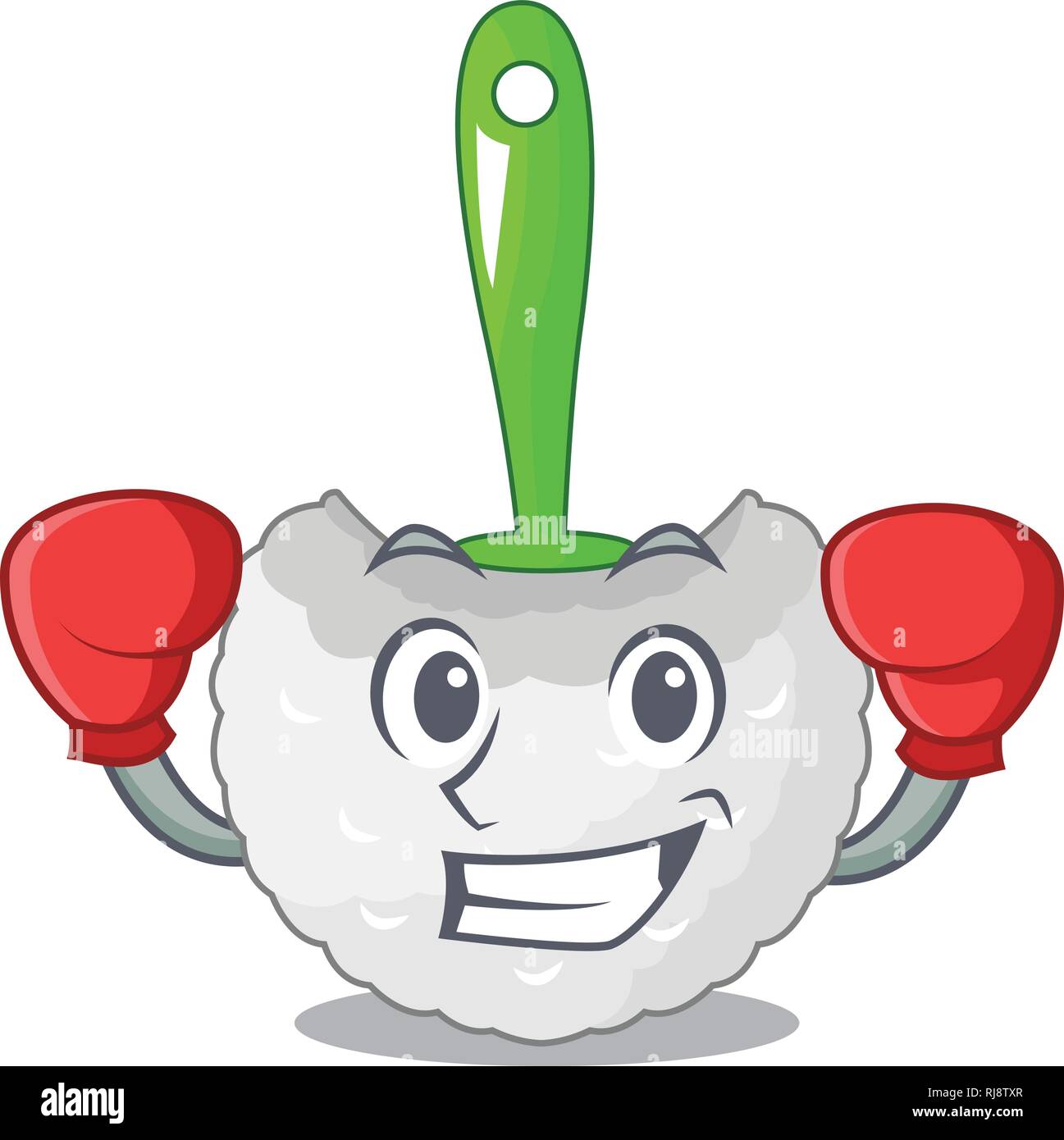 Boxing toilet brush in the character shape Stock Vector Image & Art - Alamy