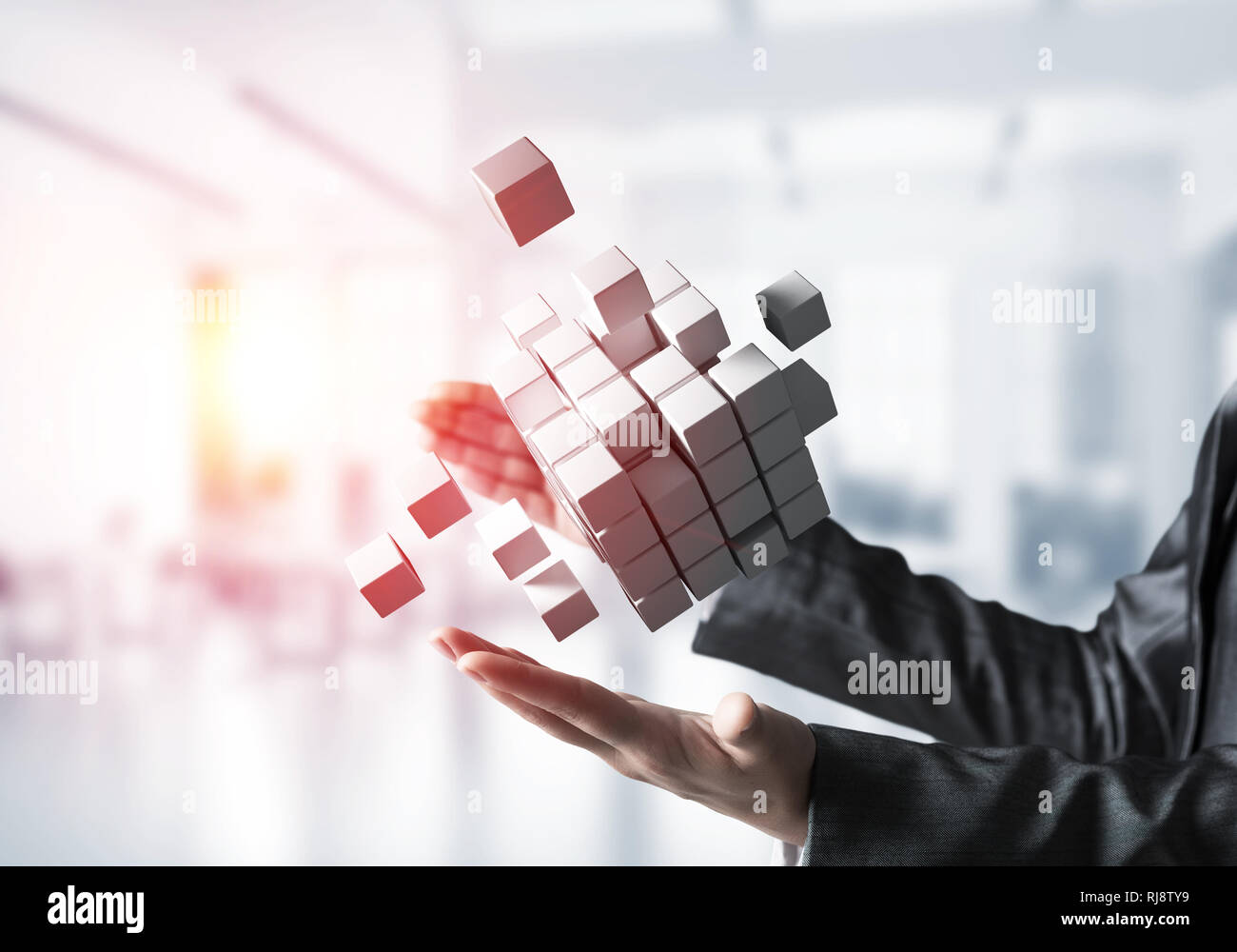 Deep analyzing and problem solving concepts Stock Photo - Alamy