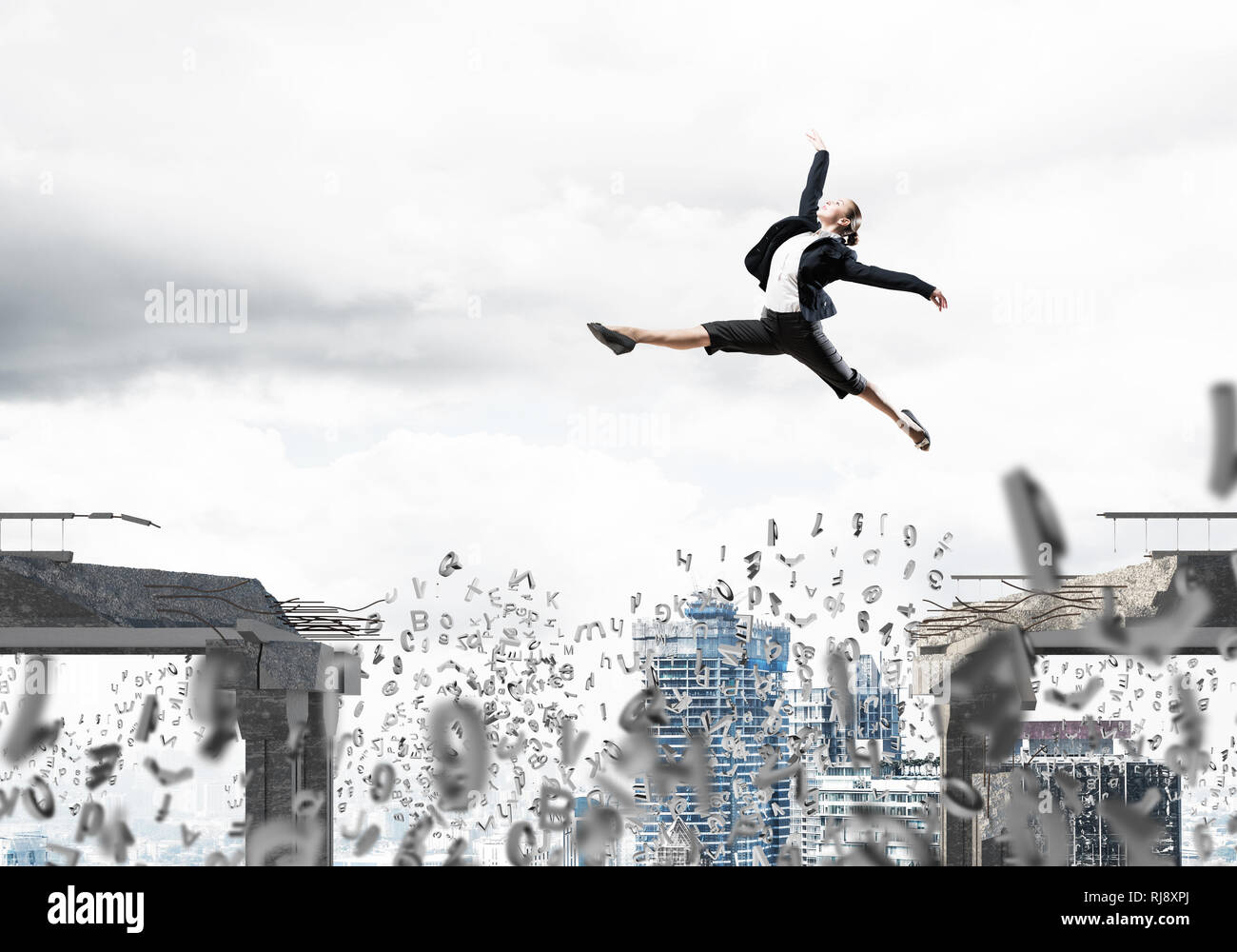 Problem and difficulties overcoming concept Stock Photo - Alamy