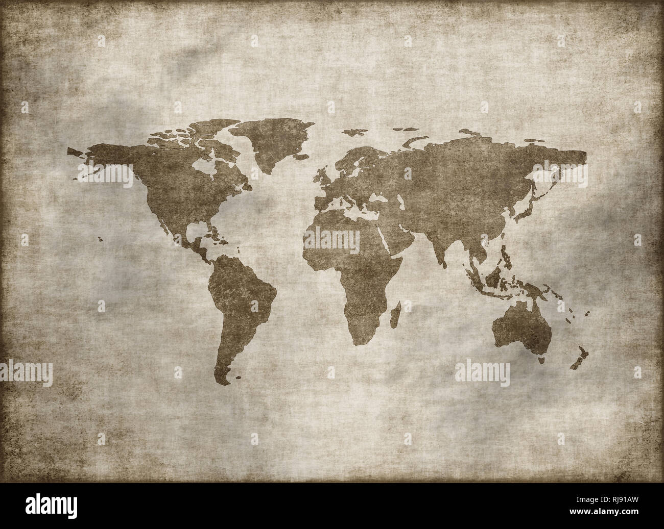 Rustic world map hi-res stock photography and images - Alamy