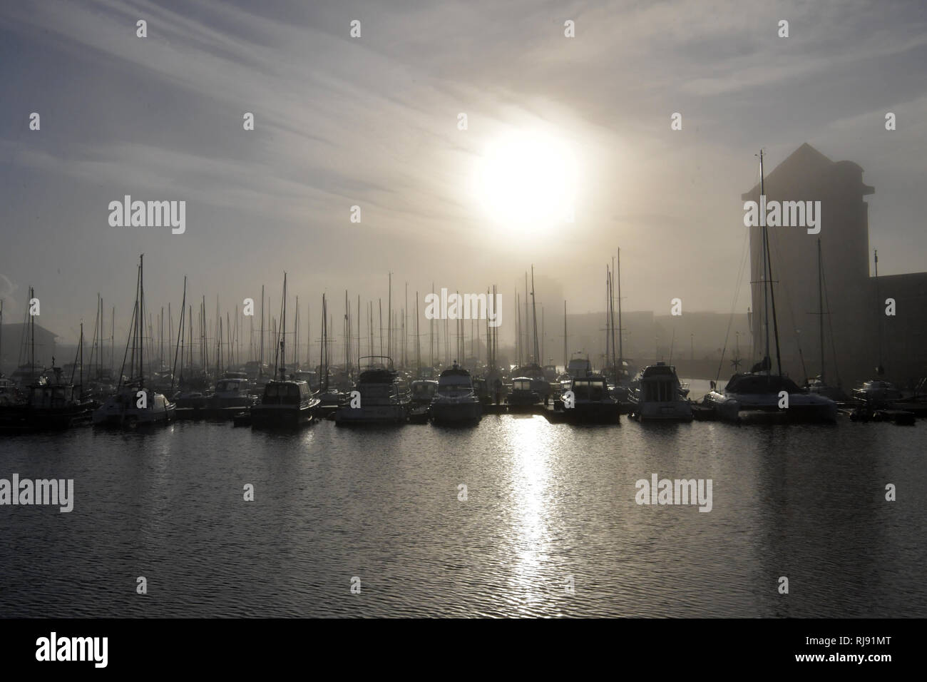 weather photos Swansea a Pretty Misty City Pictured: Swansea SA1 marina ...