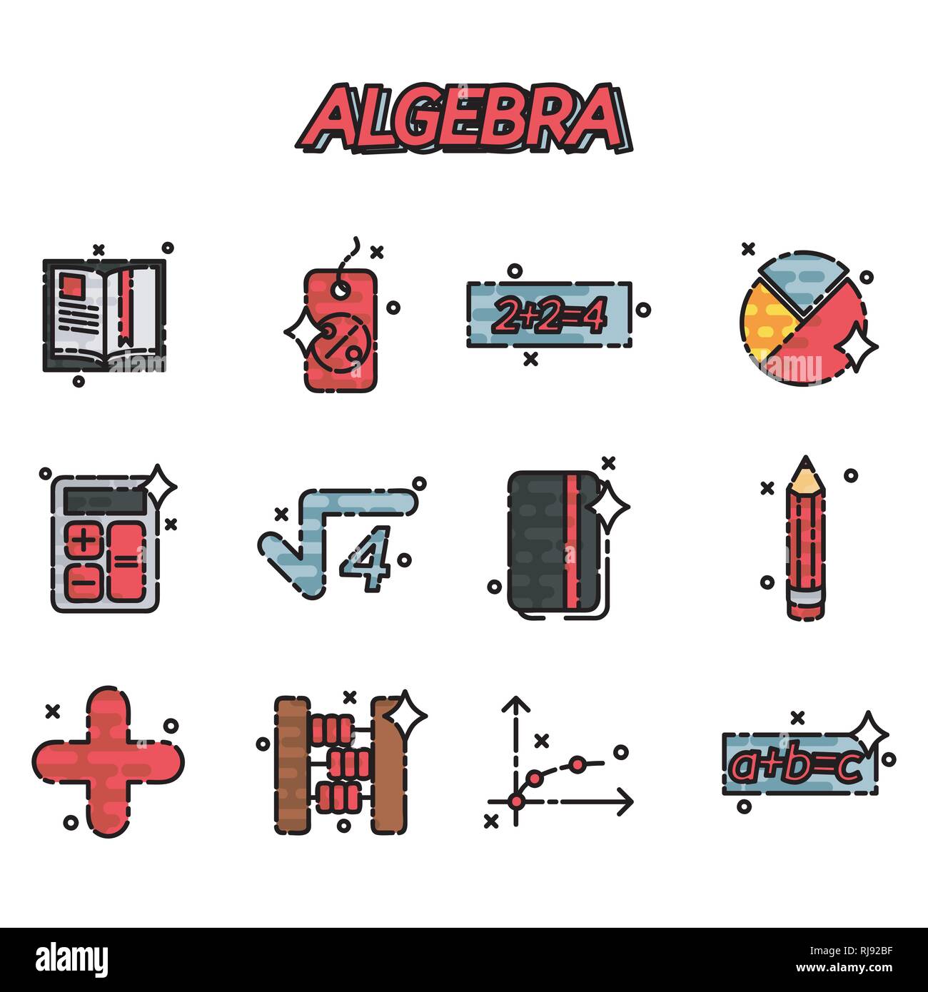 Pythagorean vector vectors Stock Vector Images - Alamy