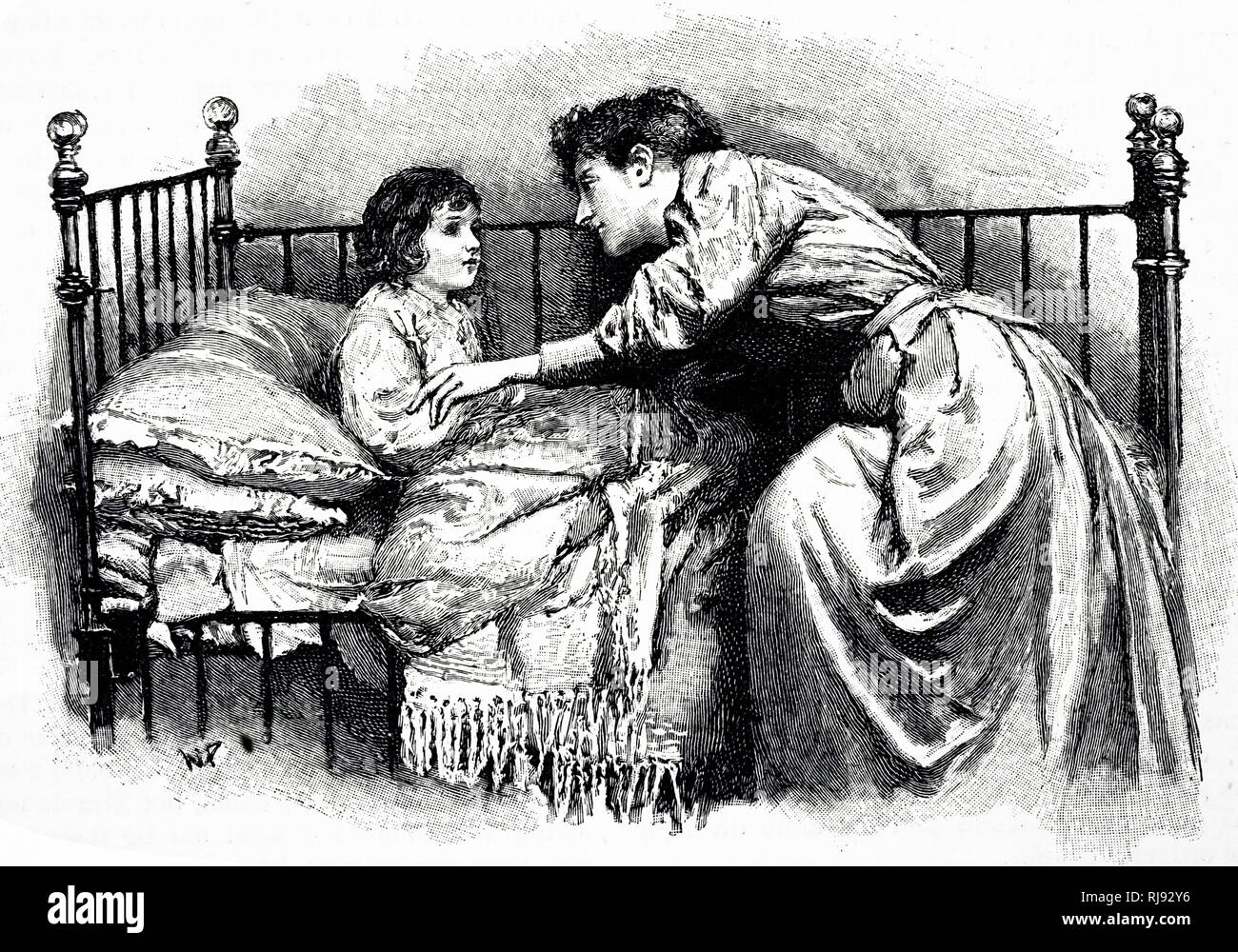 Children bed history historical hi-res stock photography and images - Alamy
