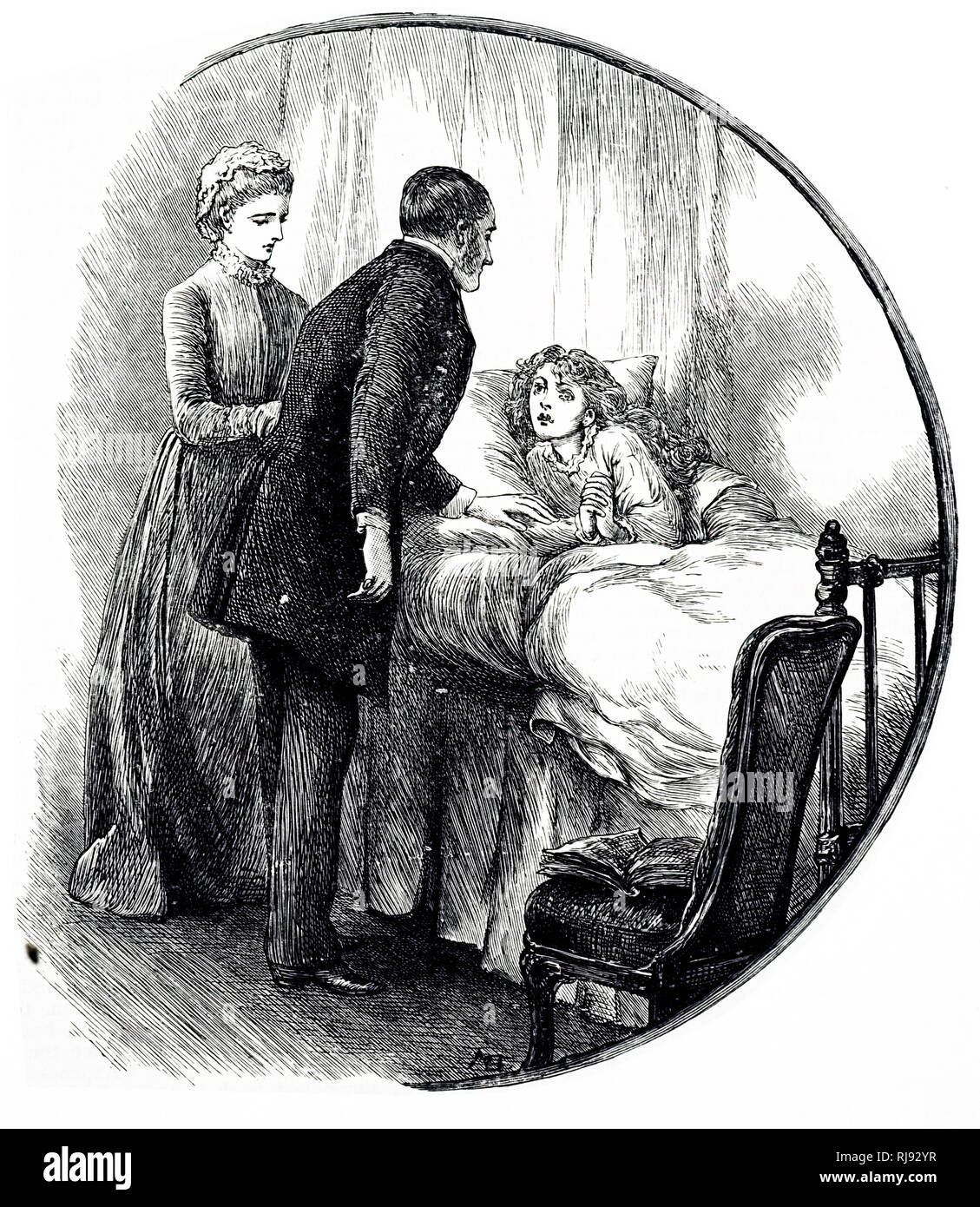 Doctor patient 19th century hi-res stock photography and images - Alamy