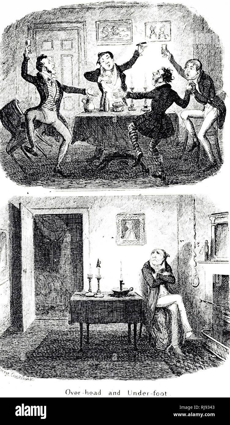 Cruikshank cartoon hi-res stock photography and images - Alamy