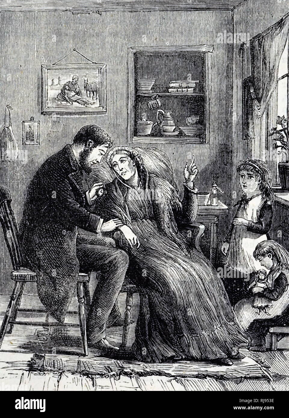 Victorian doctor patient hi-res stock photography and images - Alamy