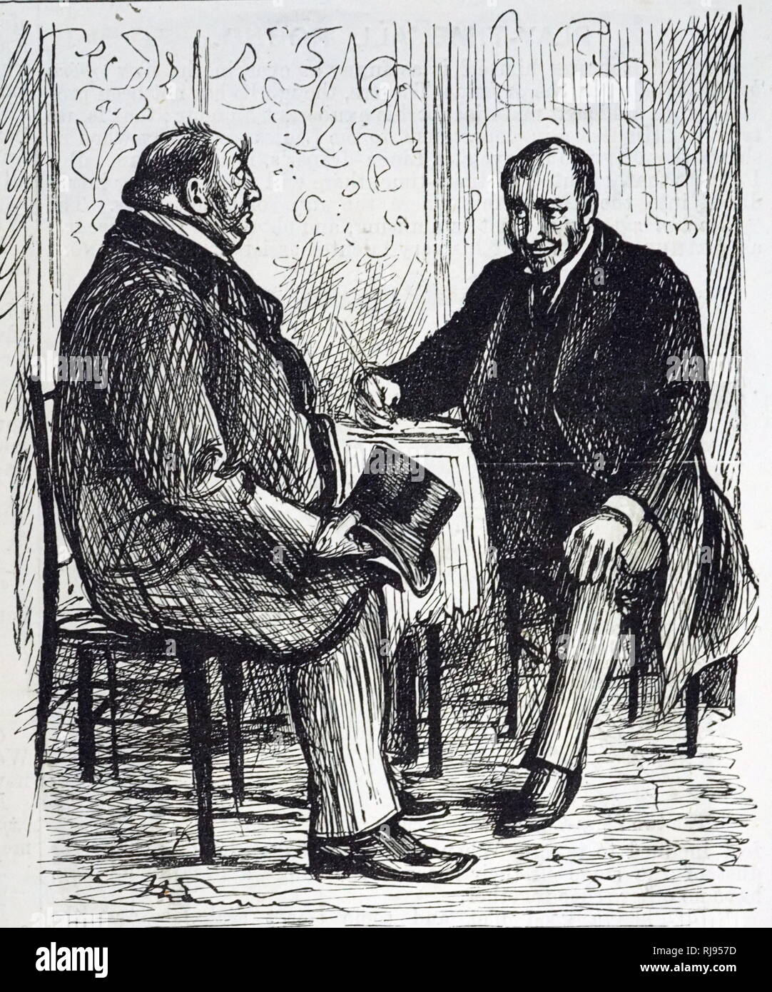 A cartoon titled 'The Unacceptable Truth' illustrated by George du ...